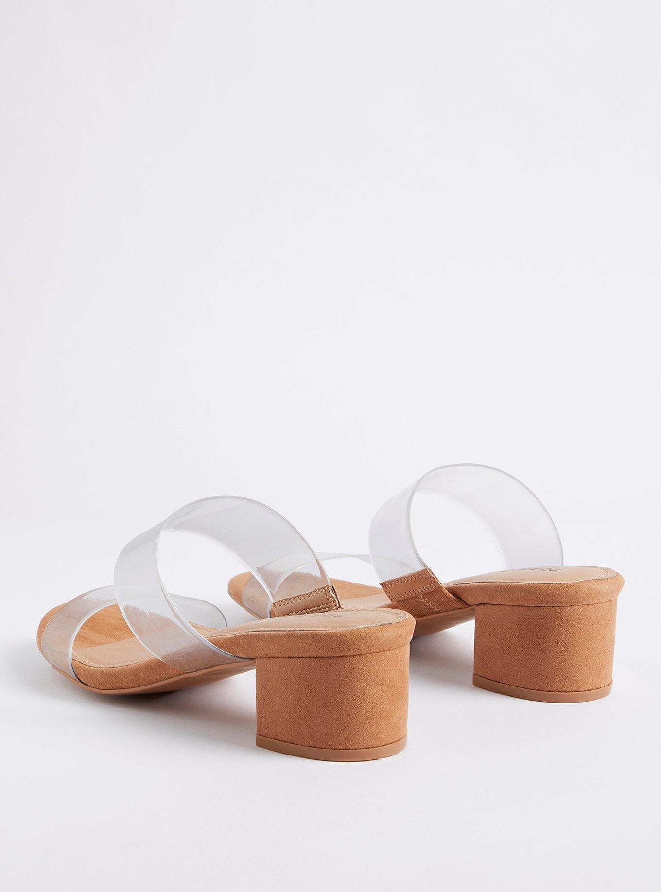 Plus Size - PVC Block Heel Sandal (WW) - Torrid