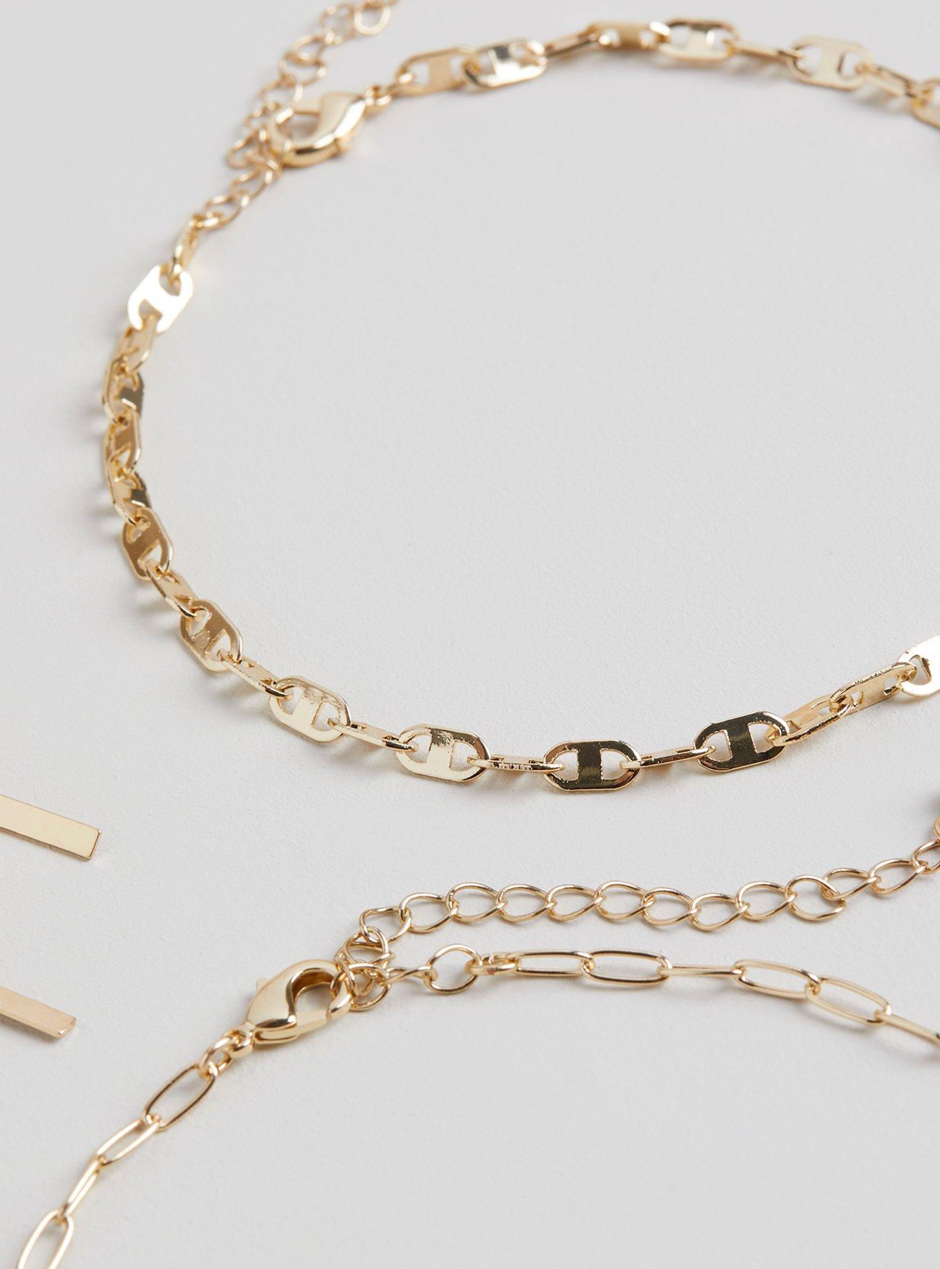 Plus Size - Hanging Disc Anklet Set - Torrid