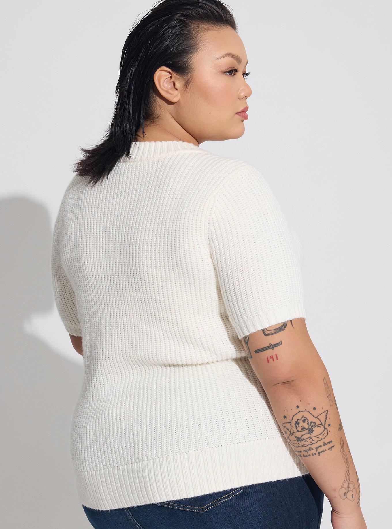 Plus Size - Chunky Knit Drop Shoulder Pullover - Torrid
