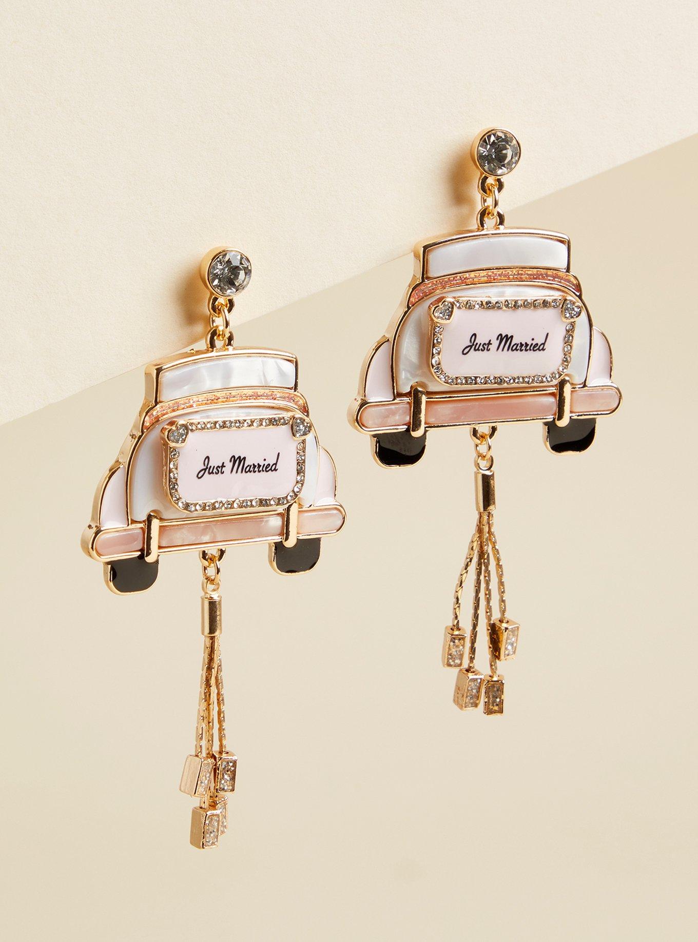 Plus Size - Just Married Statement Earring - Torrid