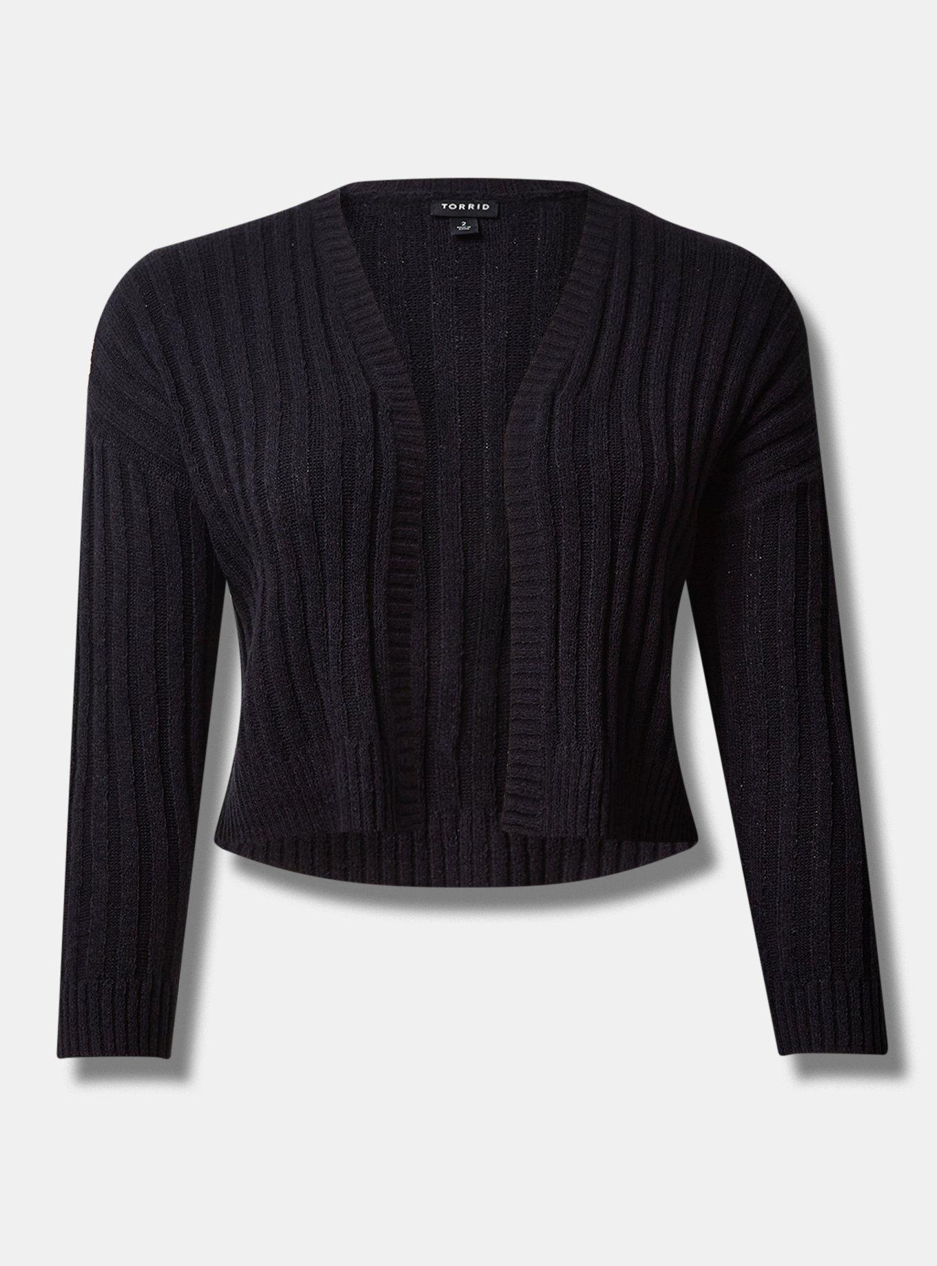 Plus Size - Cropped Shrug Open Front Sweater - Torrid