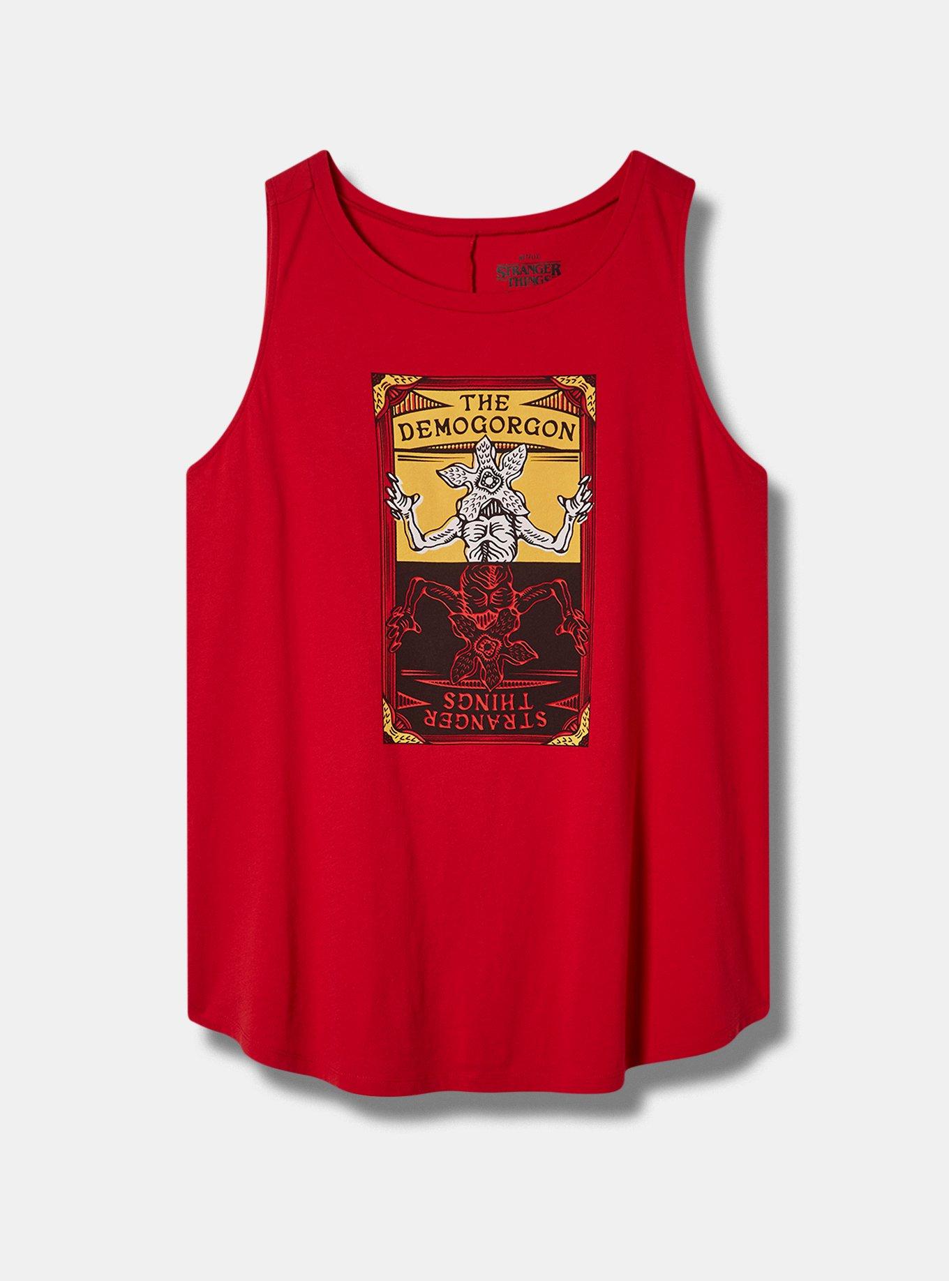 Plus Size - Netflix Stranger Things Demogorgon Classic Fit Scoop Neck ...