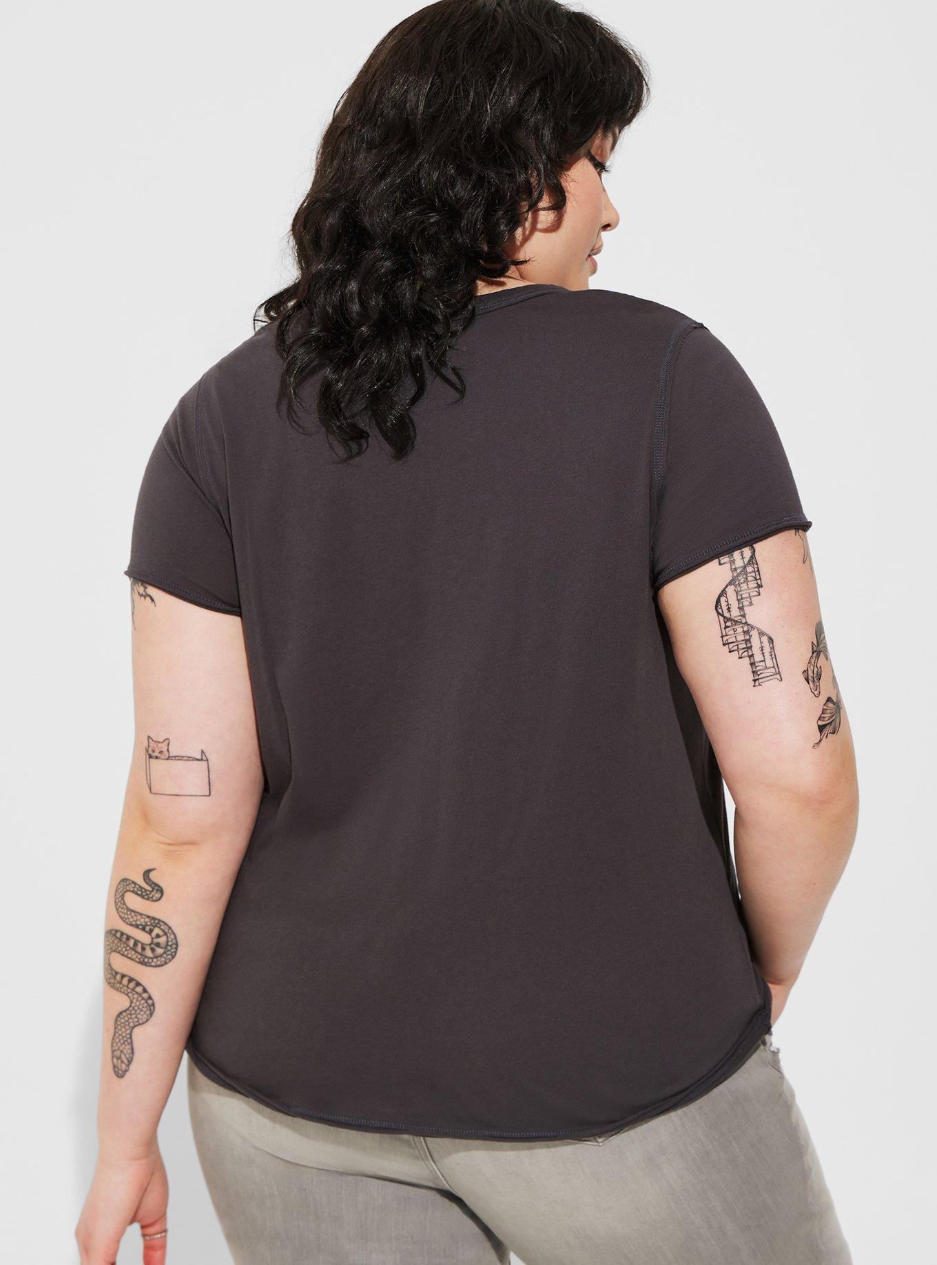 Plus Size - Netflix Stranger Things Upside Down Classic Fit Cotton Crew ...