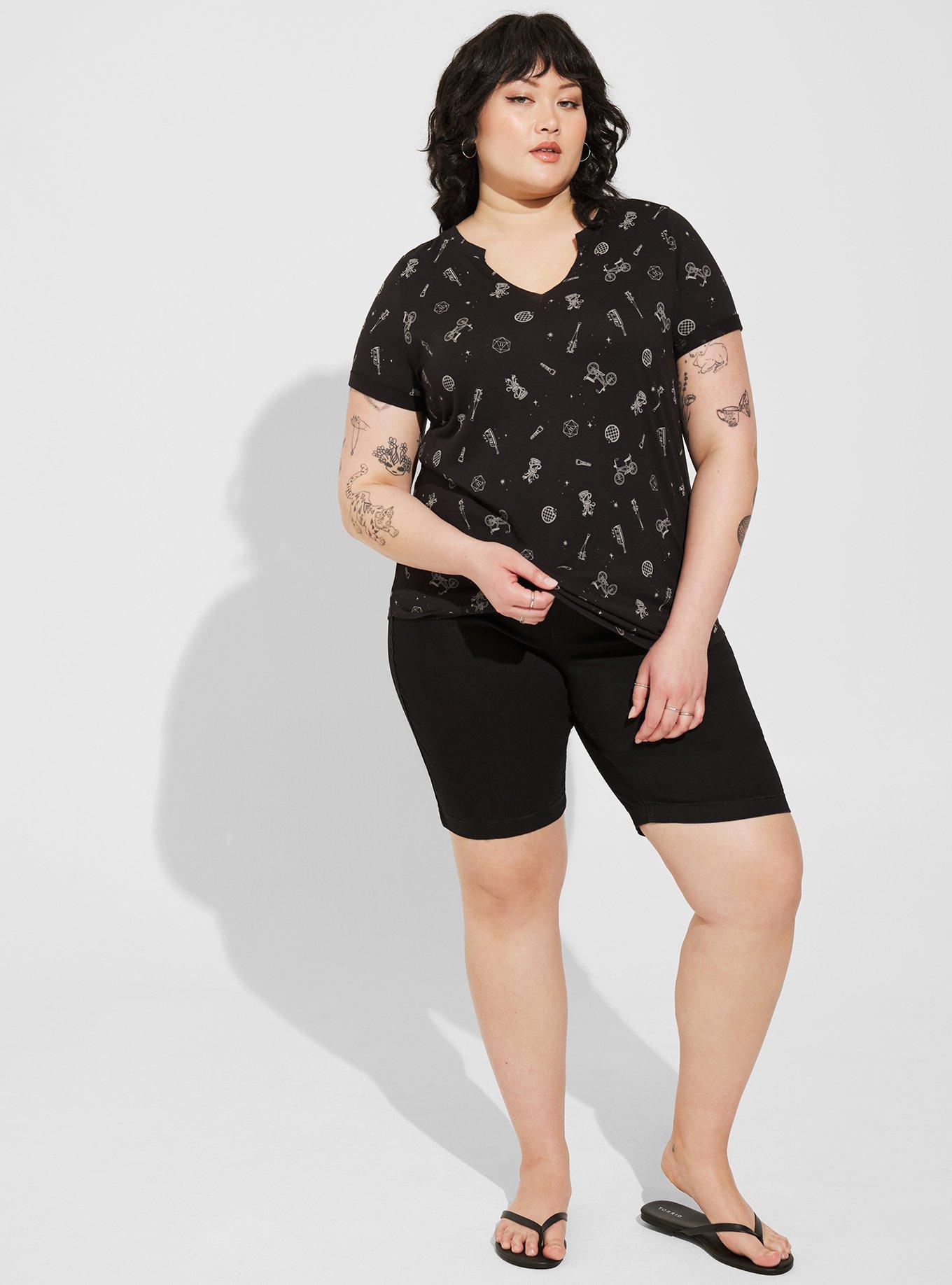 Plus Size - Netflix Stranger Things Classic Fit Clip Neck Top - Torrid
