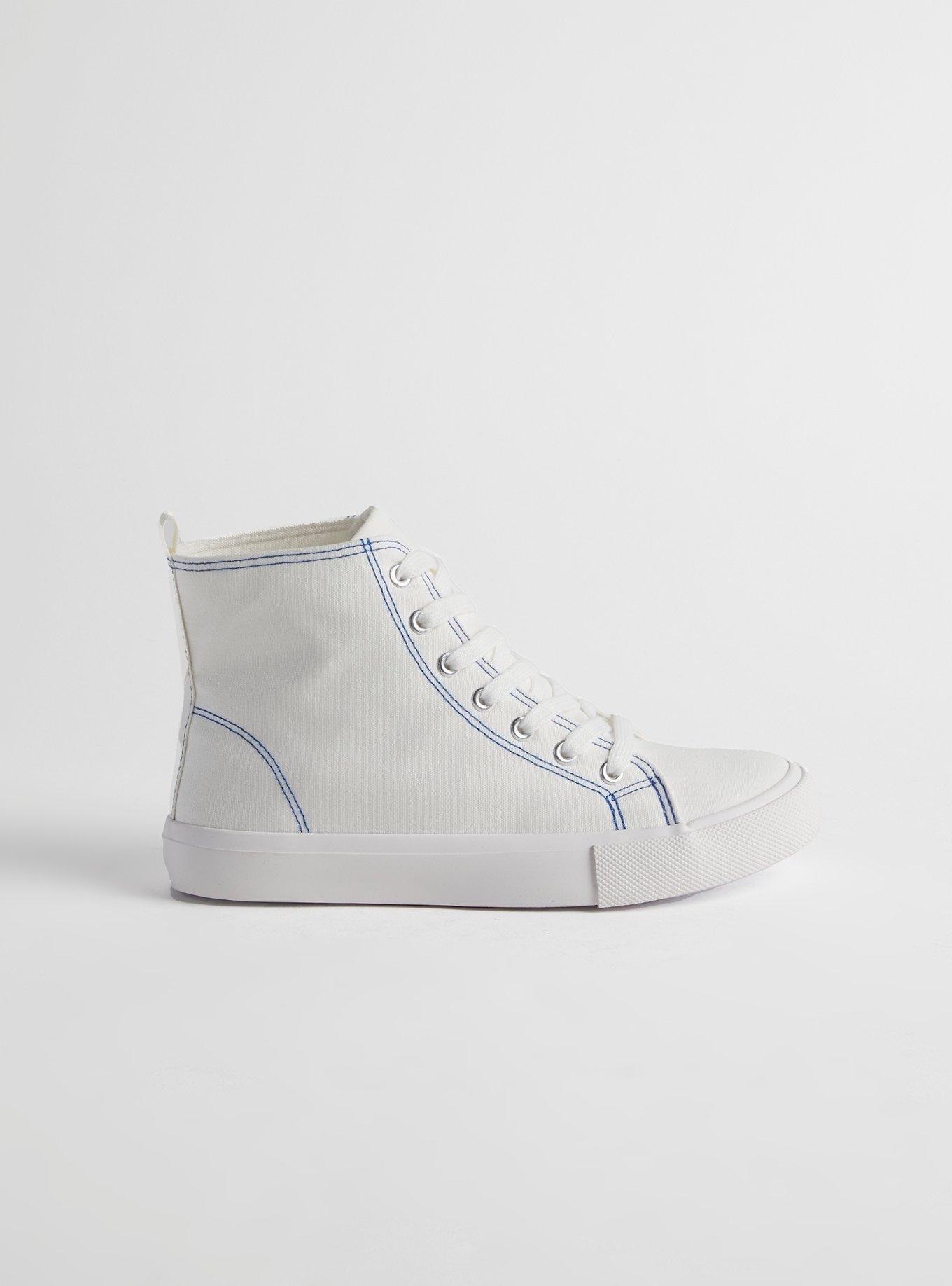 Plus Size - High Top Canvas Sneaker (WW) - Torrid