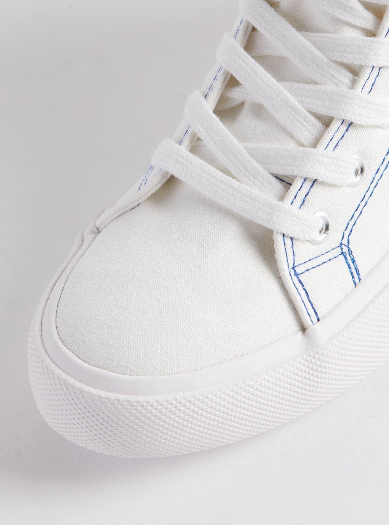 Plus Size - High Top Canvas Sneaker (WW) - Torrid