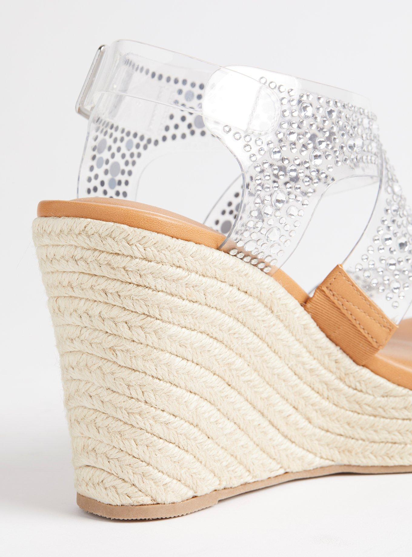 Plus Size - Embellished Espadrille Wedge (WW) - Torrid