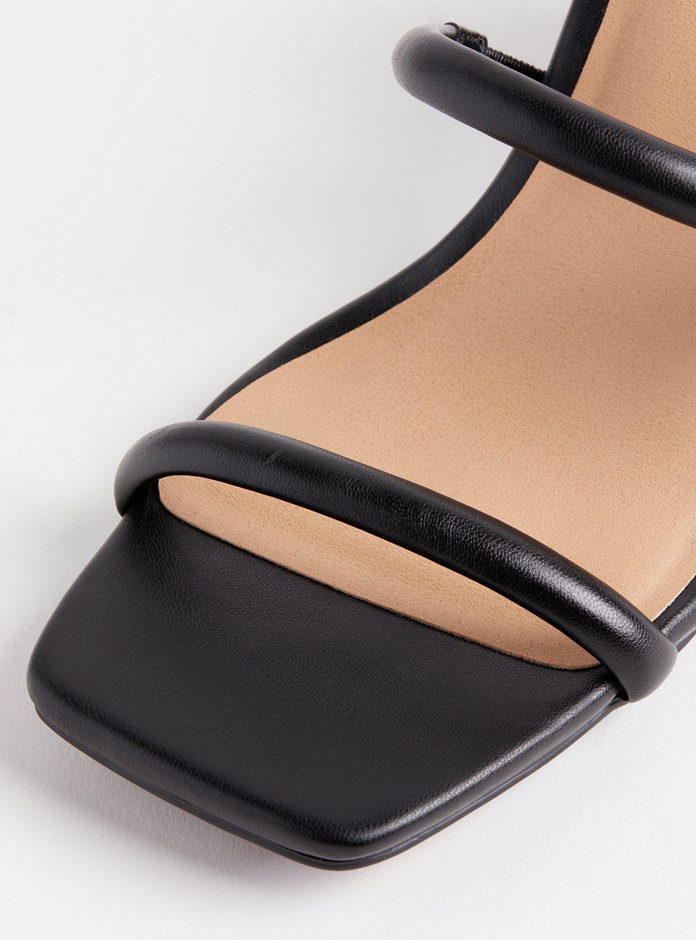 Plus Size - Double Band Triangle Heel Sandal (WW) - Torrid