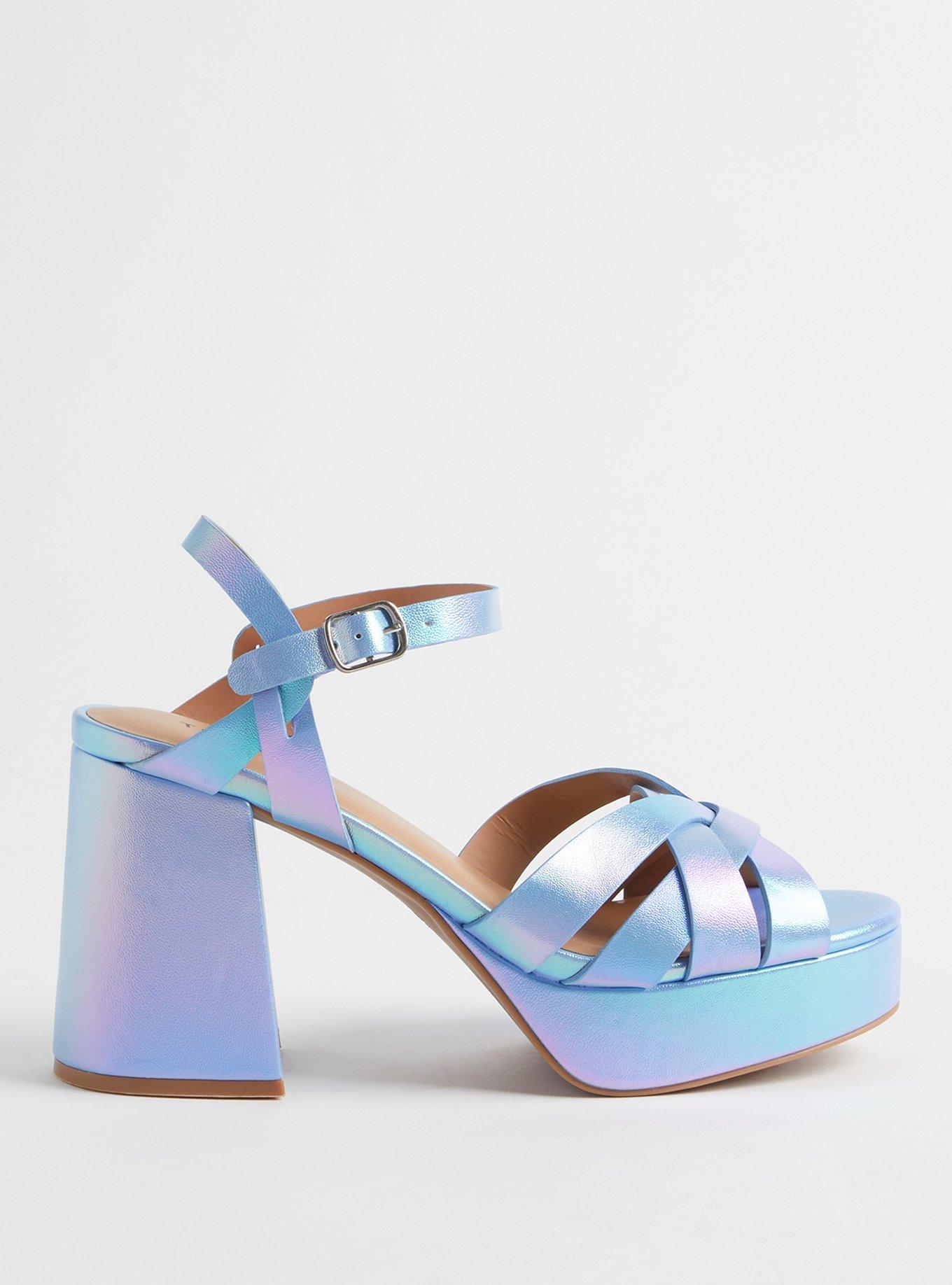 Plus Size - Platform Flared Heel Sandal (WW) - Torrid