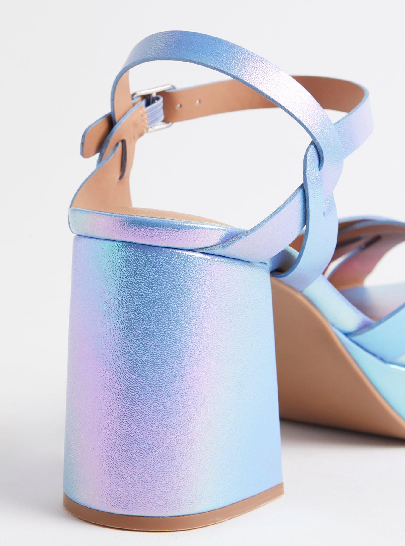 Plus Size - Platform Flared Heel Sandal (WW) - Torrid