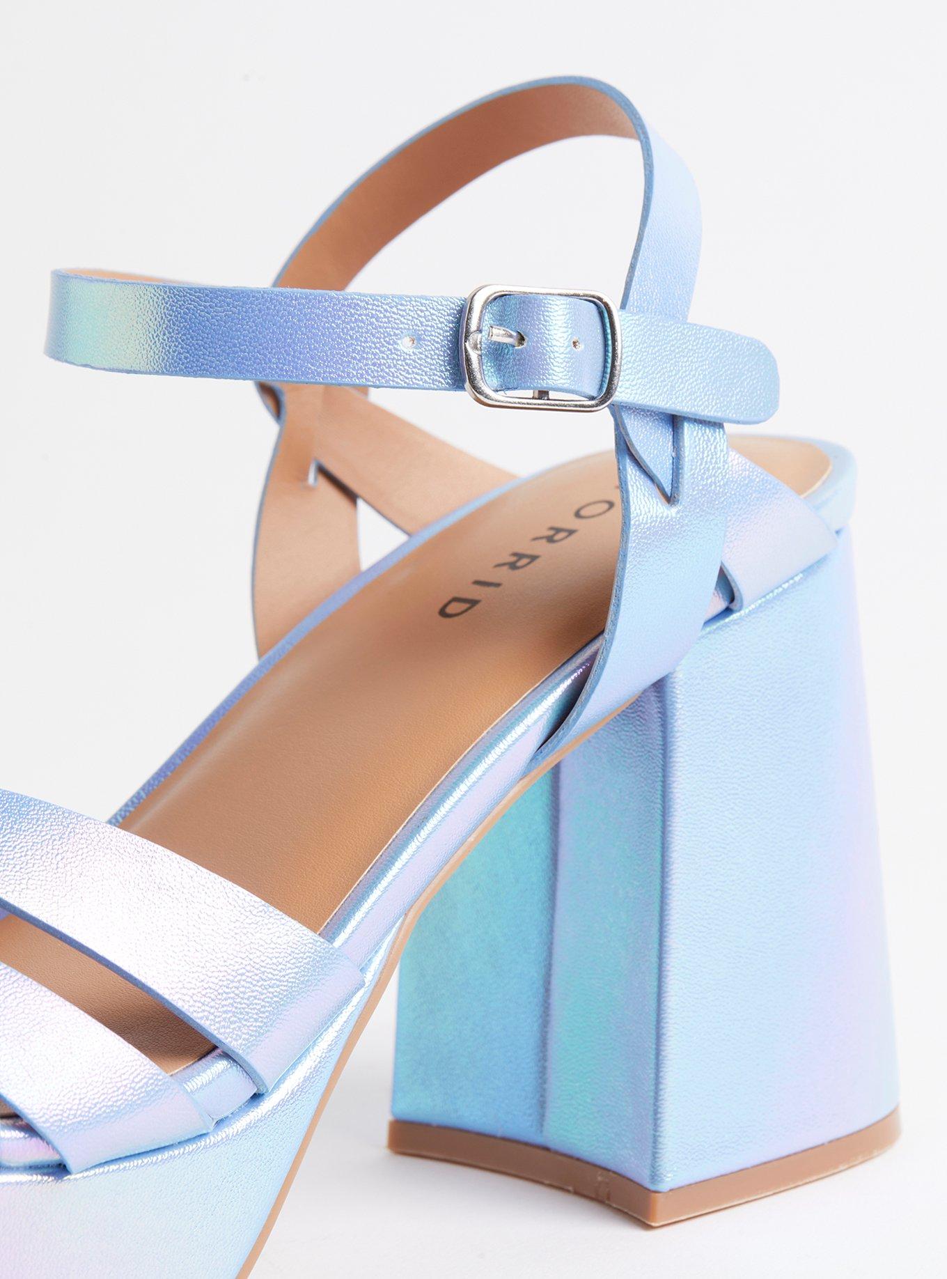 Plus Size - Platform Flared Heel Sandal (WW) - Torrid