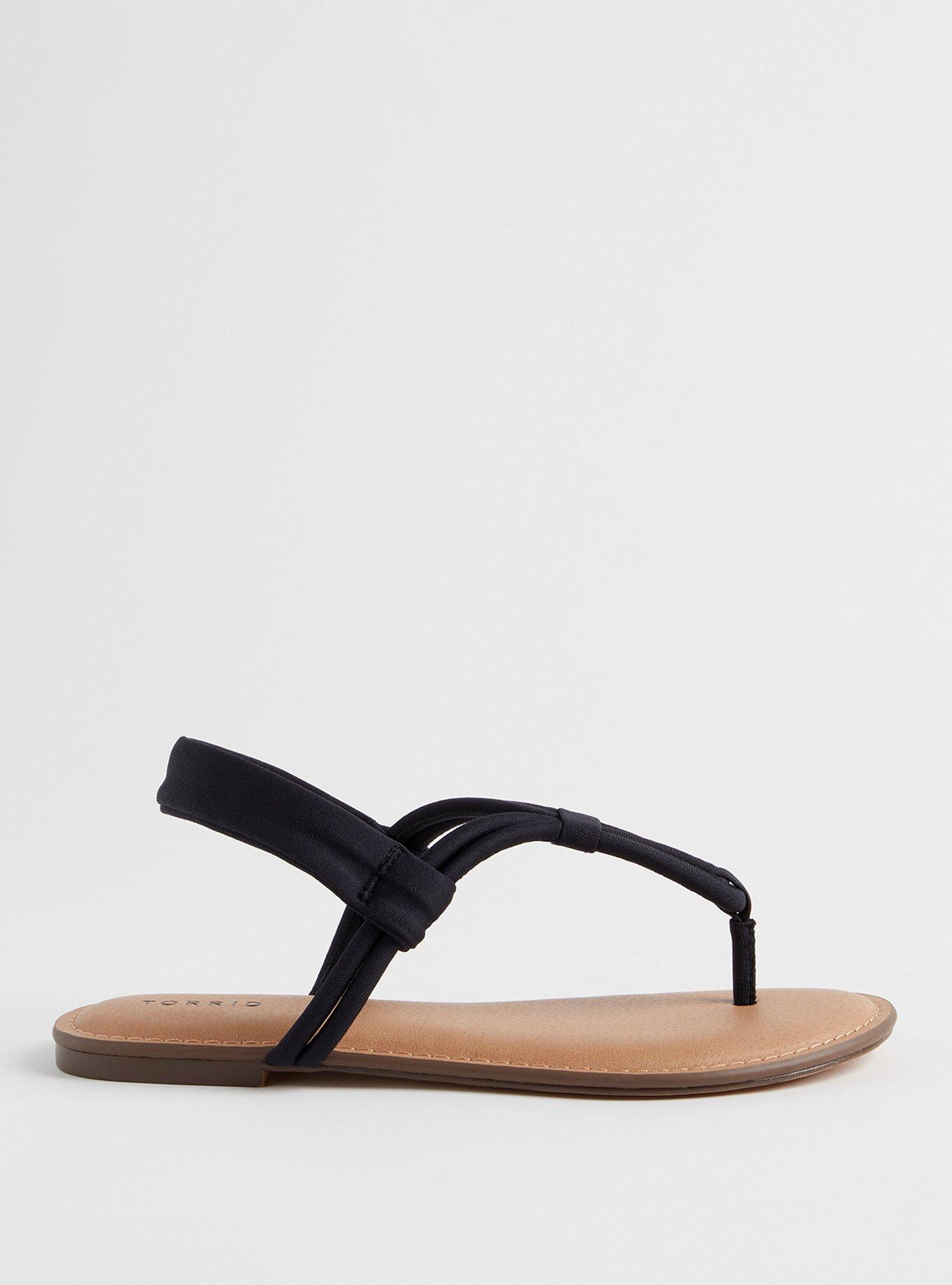 Plus Size - Soft T-Strap Sandal (WW) - Torrid