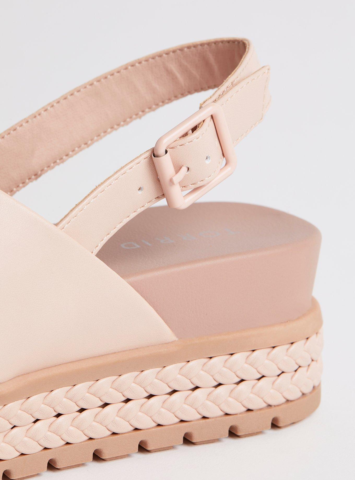 Plus Size - Criss Cross Flatform Sandal (WW) - Torrid