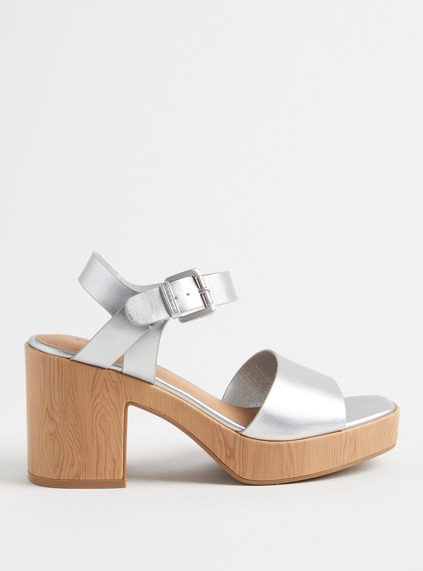 Plus Size - Curved Platform Heel Sandal (WW) - Torrid