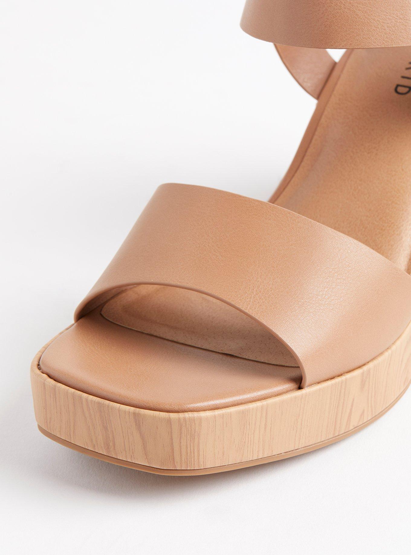 Plus Size - Curved Platform Heel Sandal (WW) - Torrid