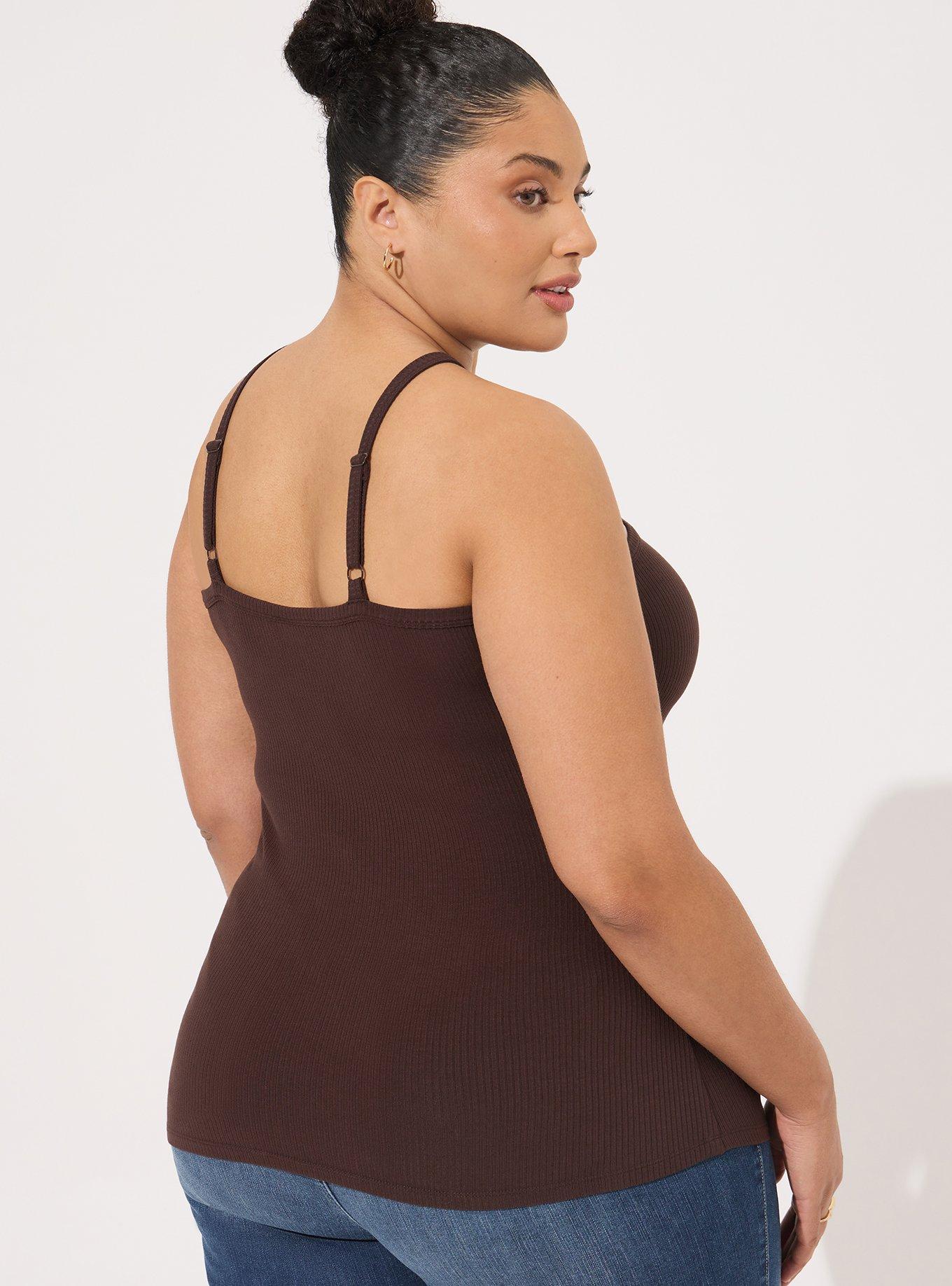 Plus Size - Everyday Rib Strappy Halter Tank - Torrid