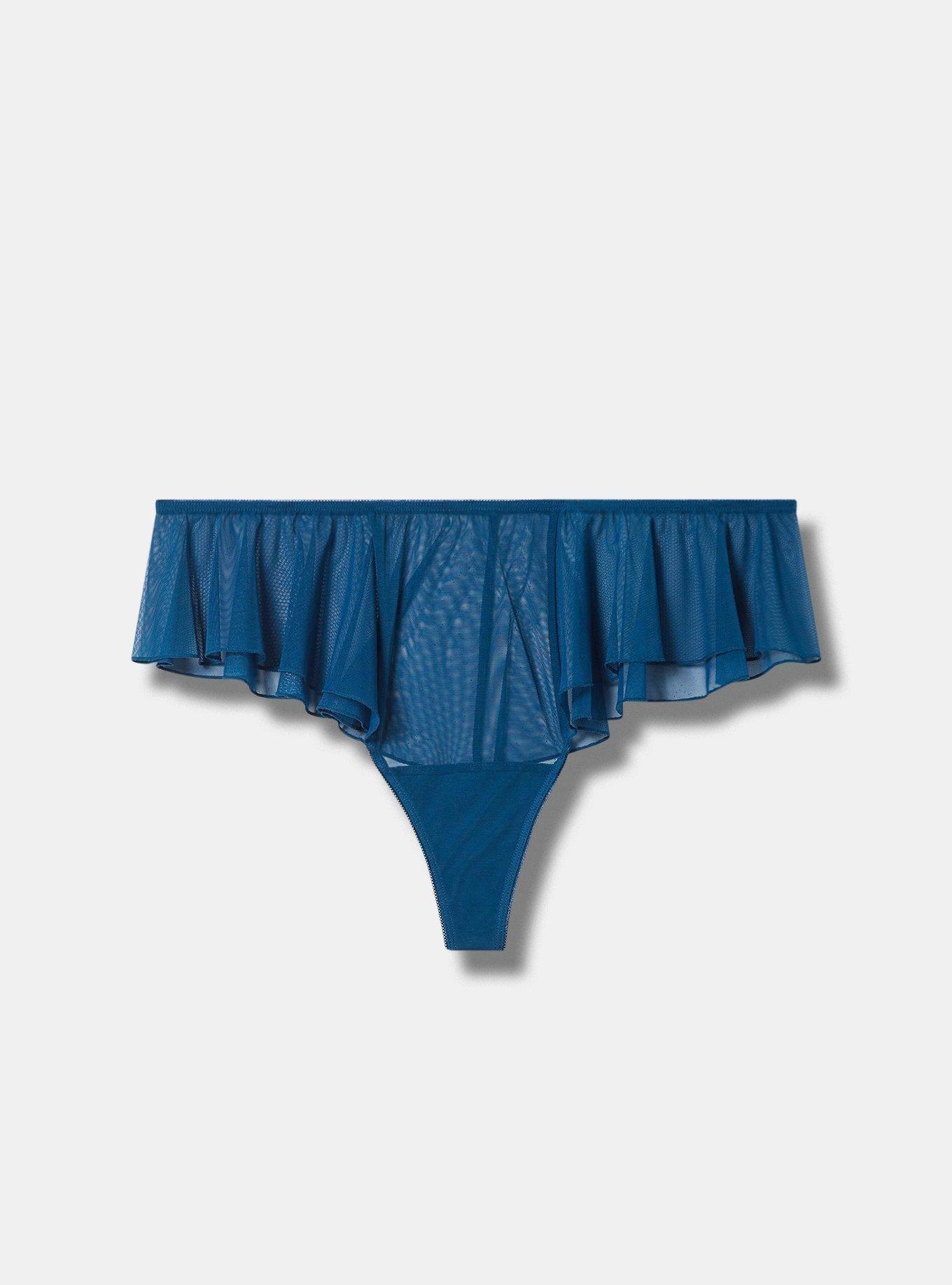 Plus Size - Playful Mesh Thong Panty - Torrid