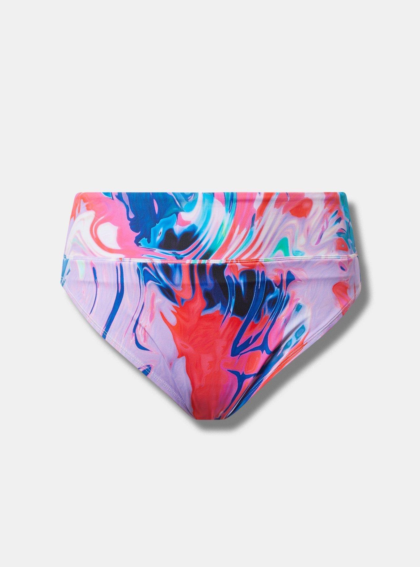 Plus Size - Slimfix High Rise High Leg Swim Bottom - Torrid