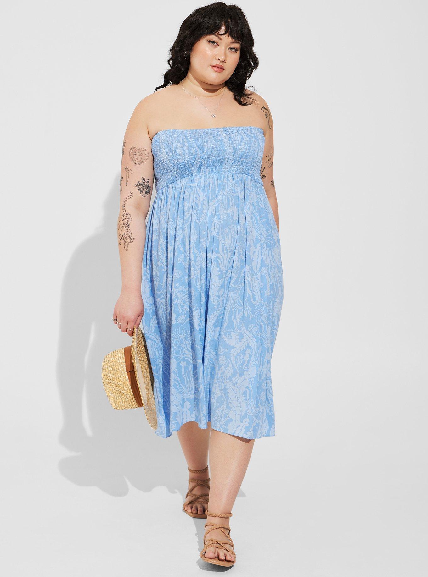 Plus Size - Disney Pixar Nemo Midi Convertible Sleeveless Dress - Torrid