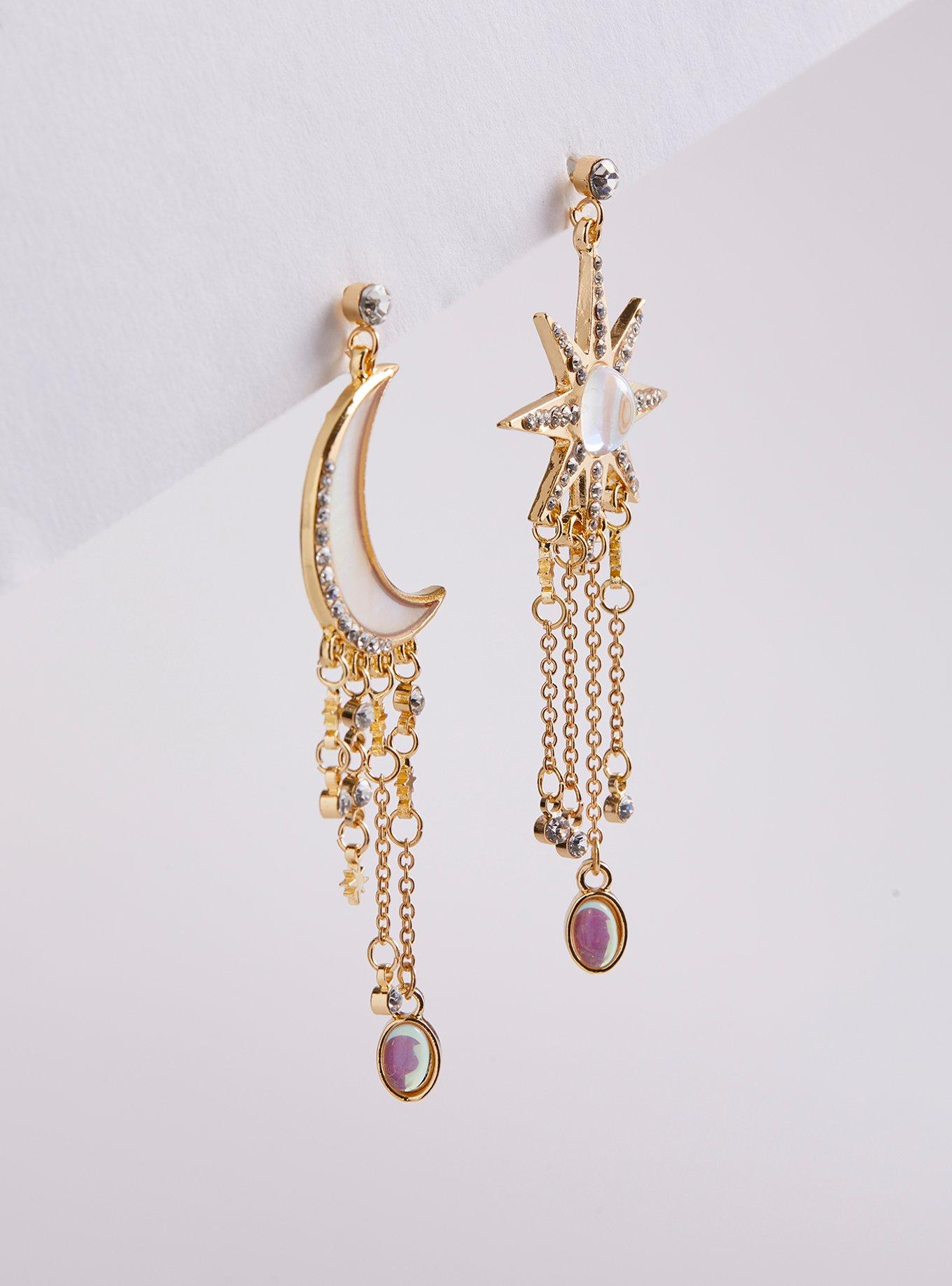 Plus Size - Celestial Mismatch Earring - Torrid