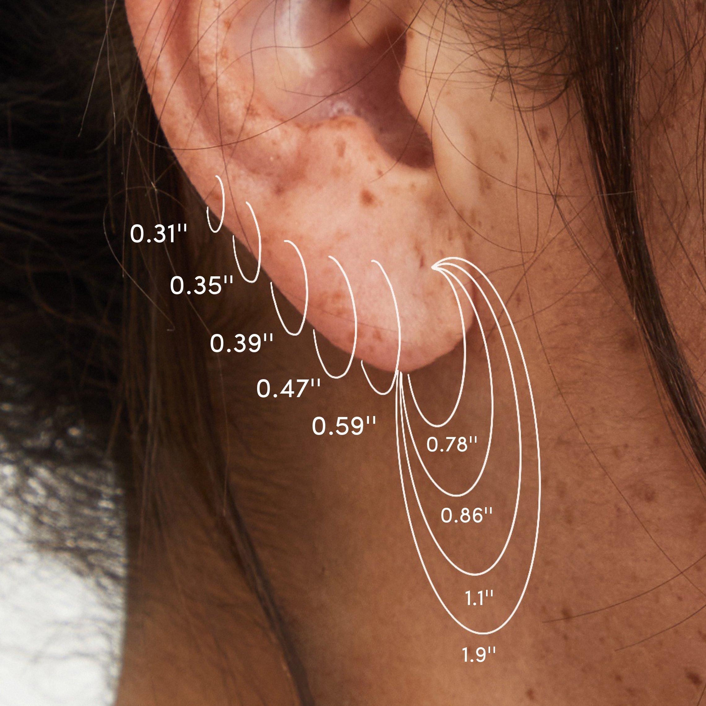 Plus Size - Enamel Floral Disc Hoop - Torrid