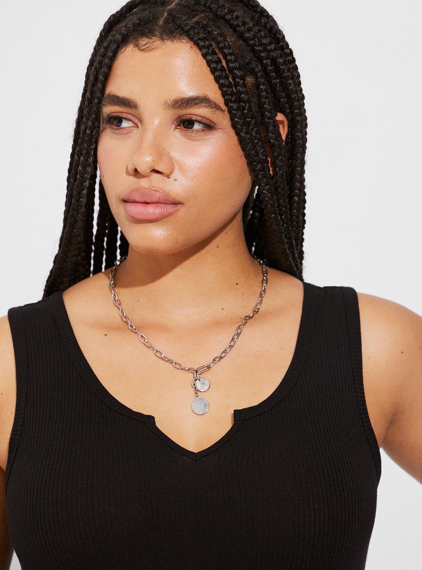 Plus Size - Fitted Super Soft Rib Notch Neck Tank - Torrid