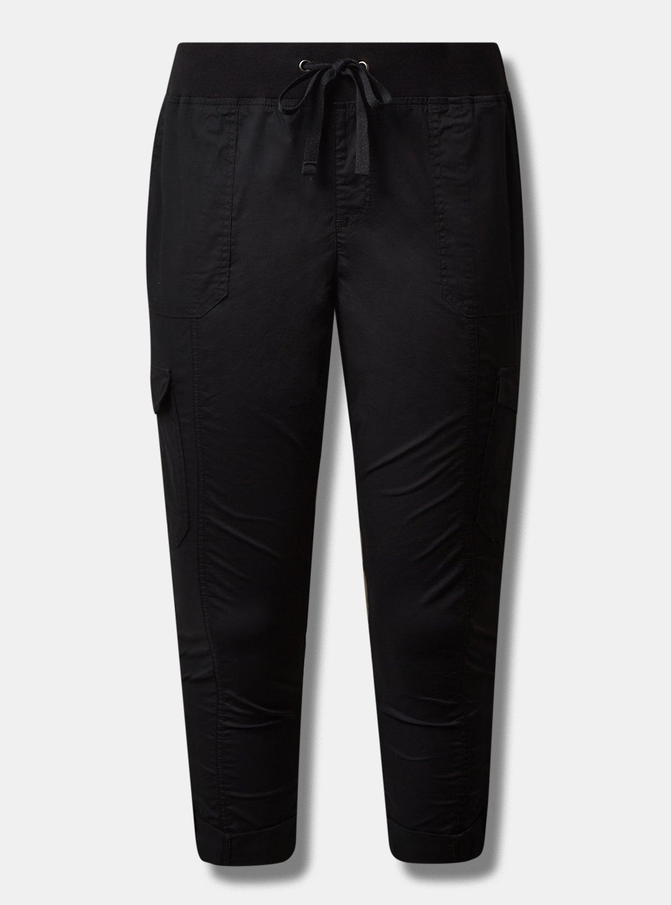 Plus Size - Crop Pull-On Skinny Stretch Poplin High-Rise Pant - Torrid