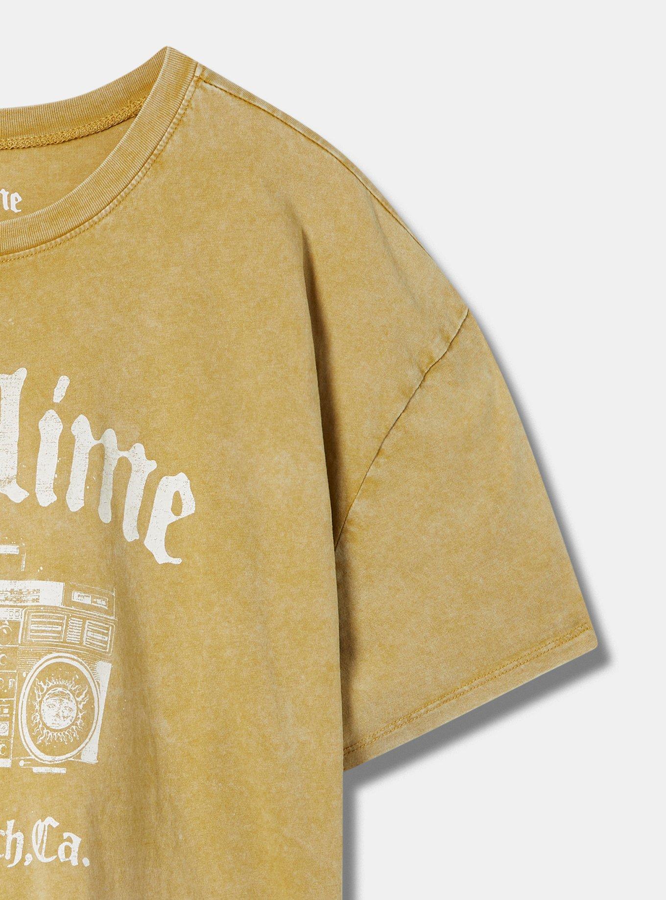 Plus Size - Sublime Relax Fit Cotton Crop Crew Tee - Torrid