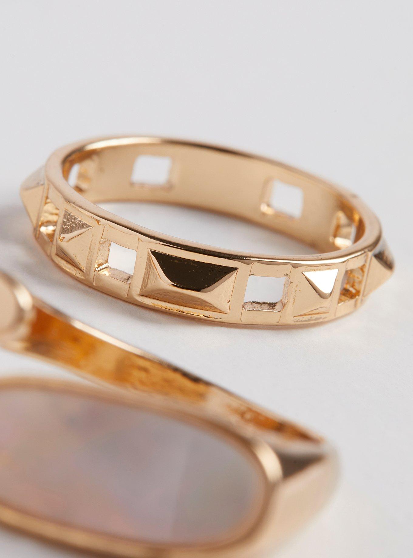 Plus Size - Pearl Ring Set - Torrid