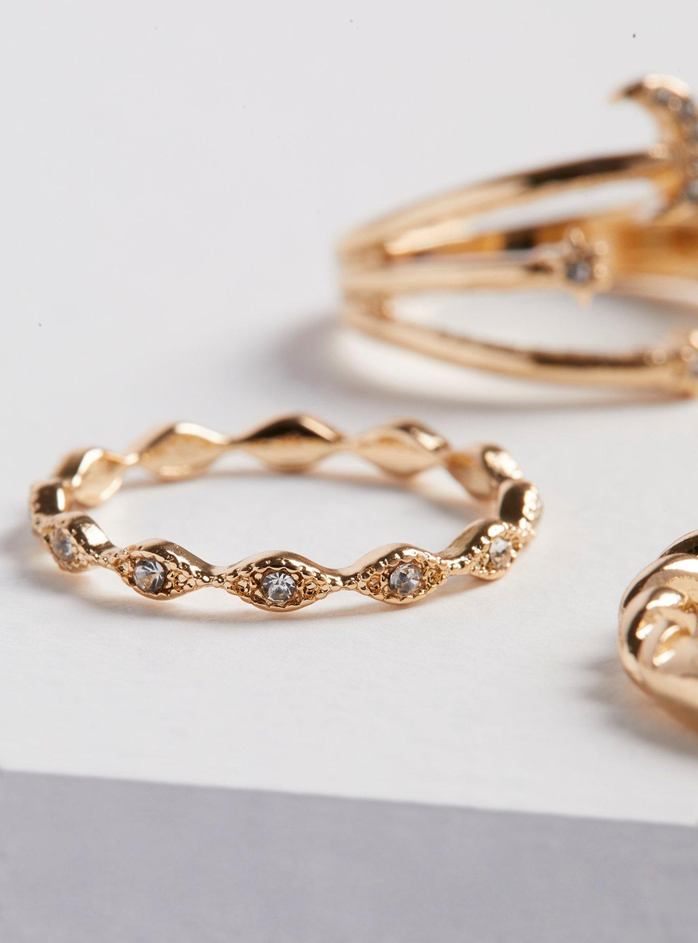 Plus Size - Pearl Ring Set - Torrid