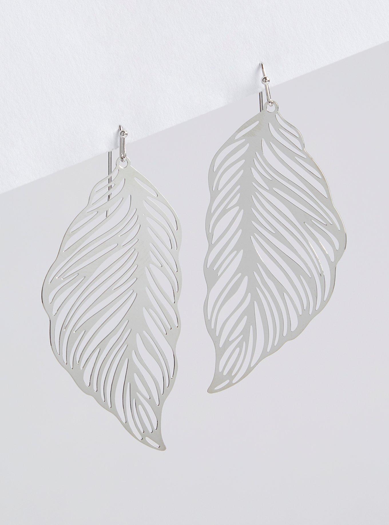 Plus Size - Filigree Feather Earring - Torrid