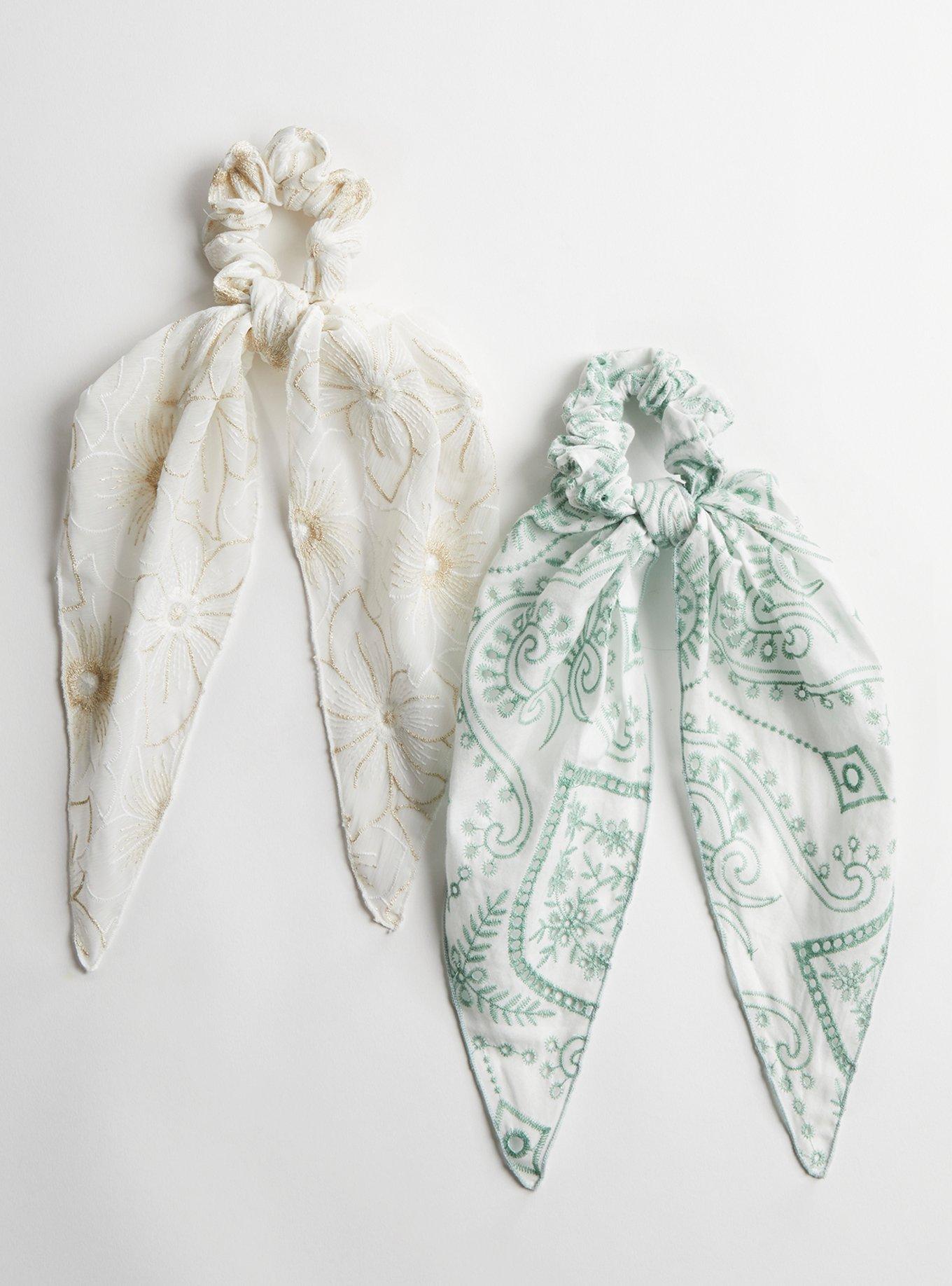 Plus Size - Long Scarf Scrunchie Set - Torrid