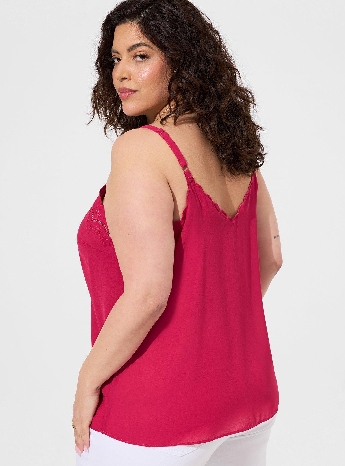 Plus Size - Sophie Georgette Embroidered Cami - Torrid