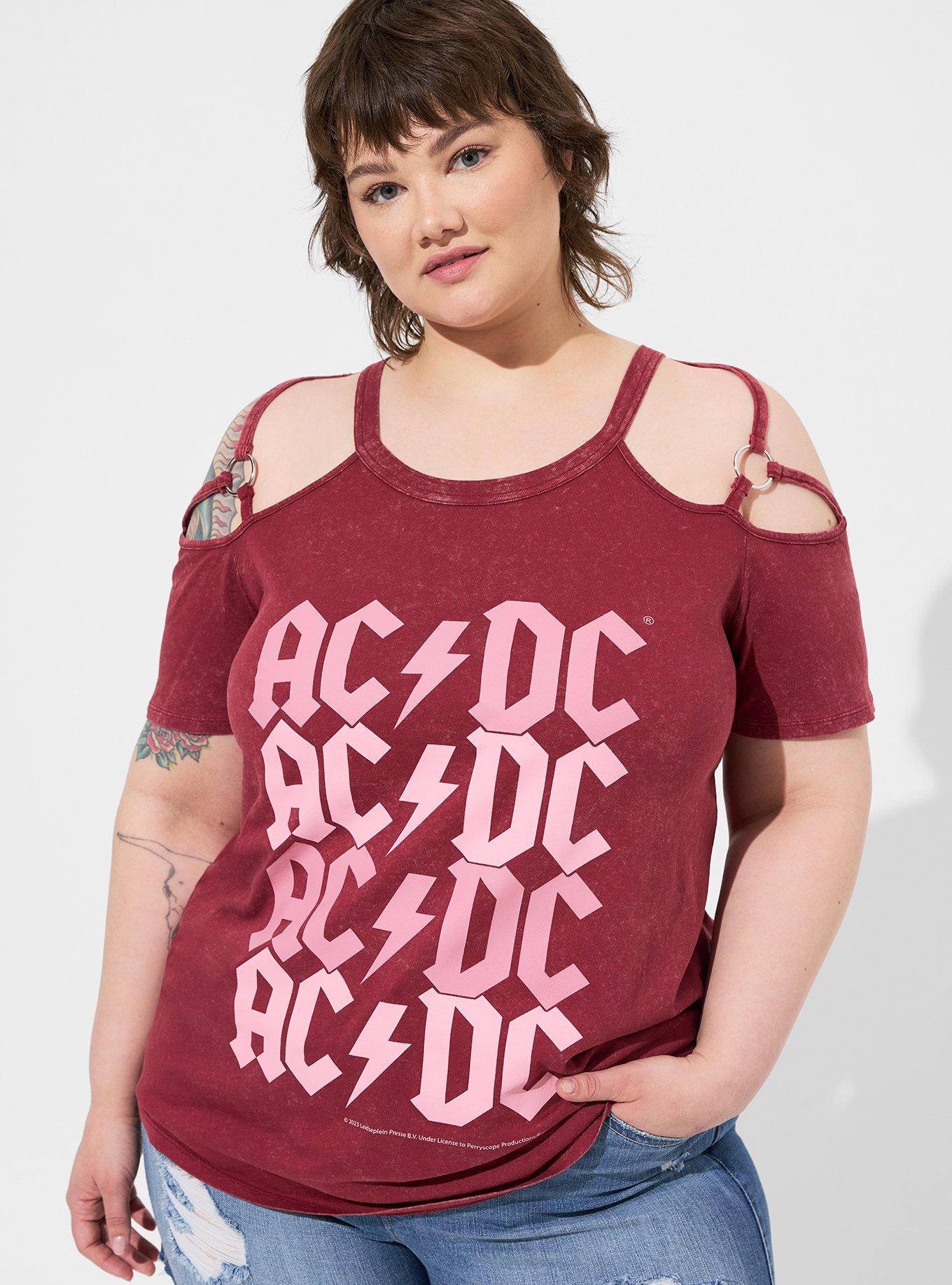 Plus Size - ACDC Classic Fit Cotton O-Ring Tee - Torrid
