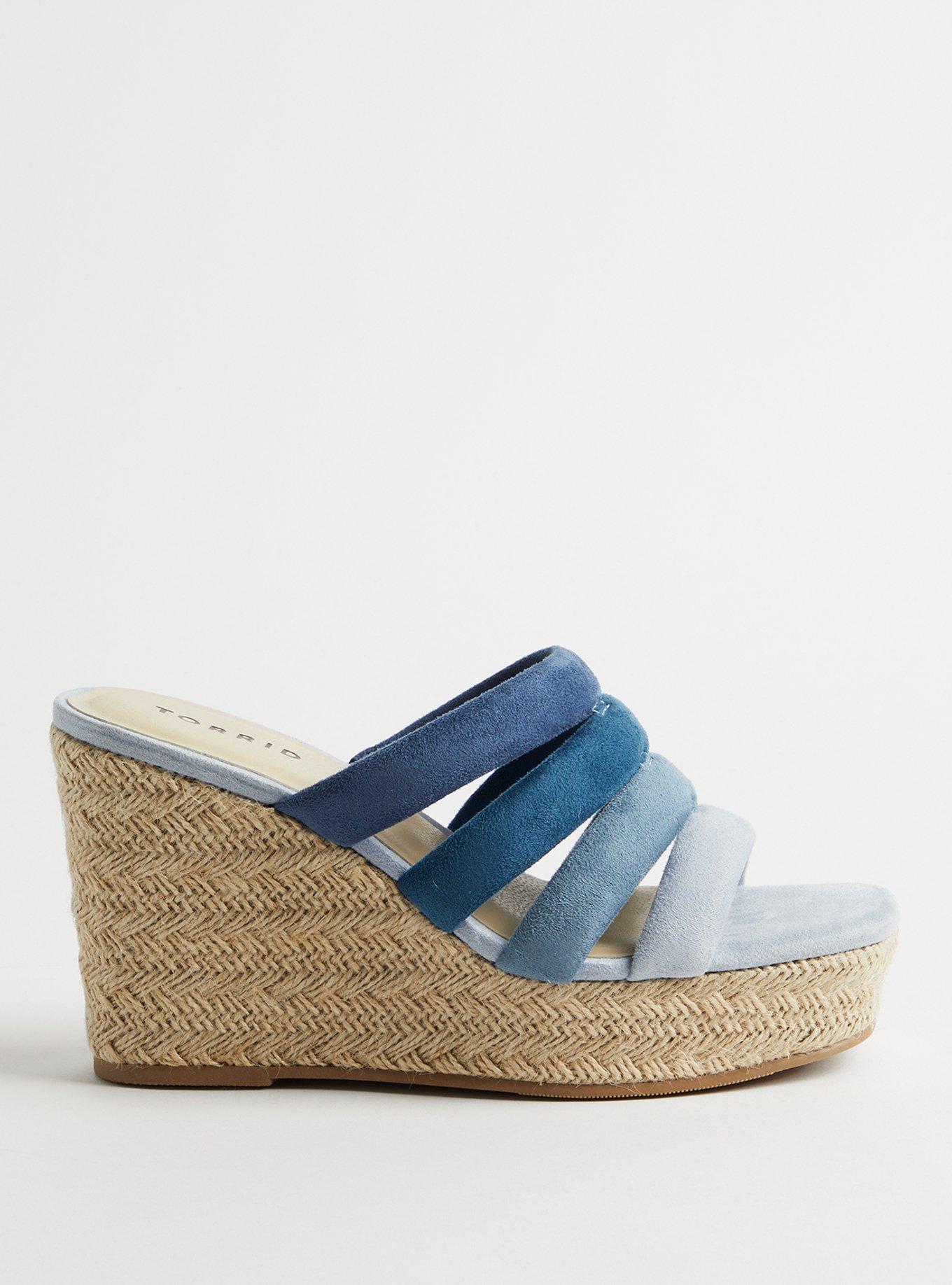 Plus Size - Multi Strap Wedge Sandal (WW) - Torrid