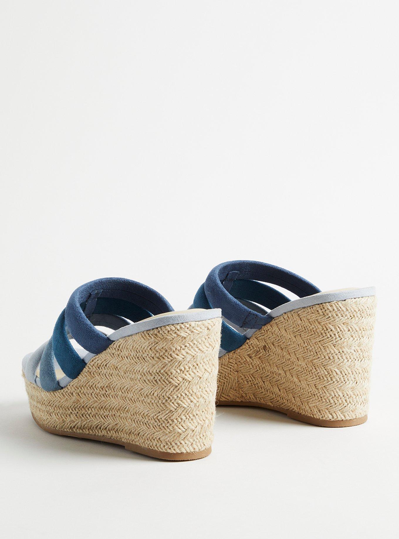 Plus Size - Multi Strap Wedge Sandal (WW) - Torrid