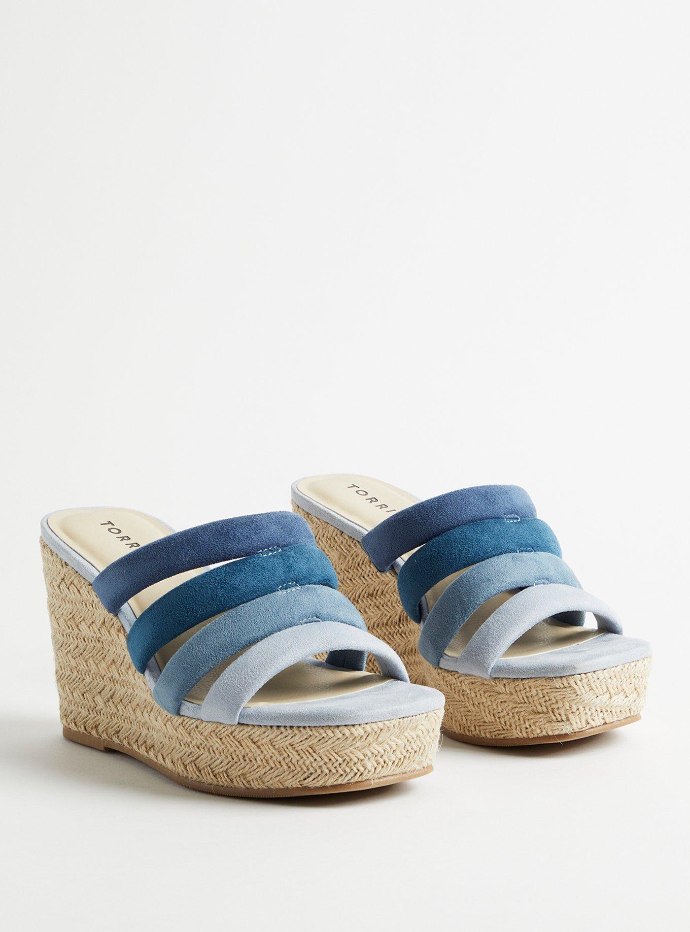 Plus Size - Multi Strap Wedge Sandal (WW) - Torrid
