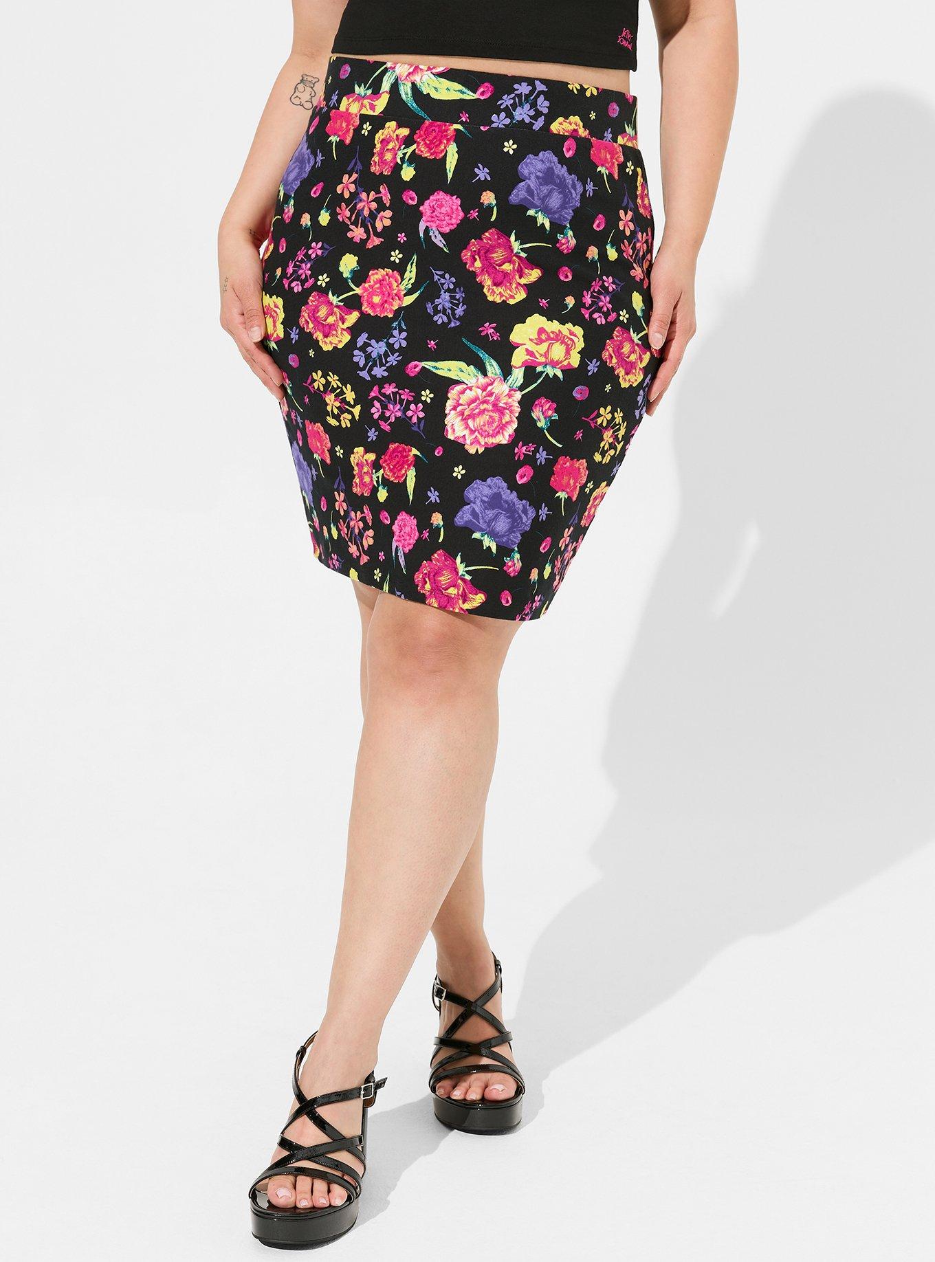 Plus Size - Betsey Johnson Mini Foxy Skirt - Torrid
