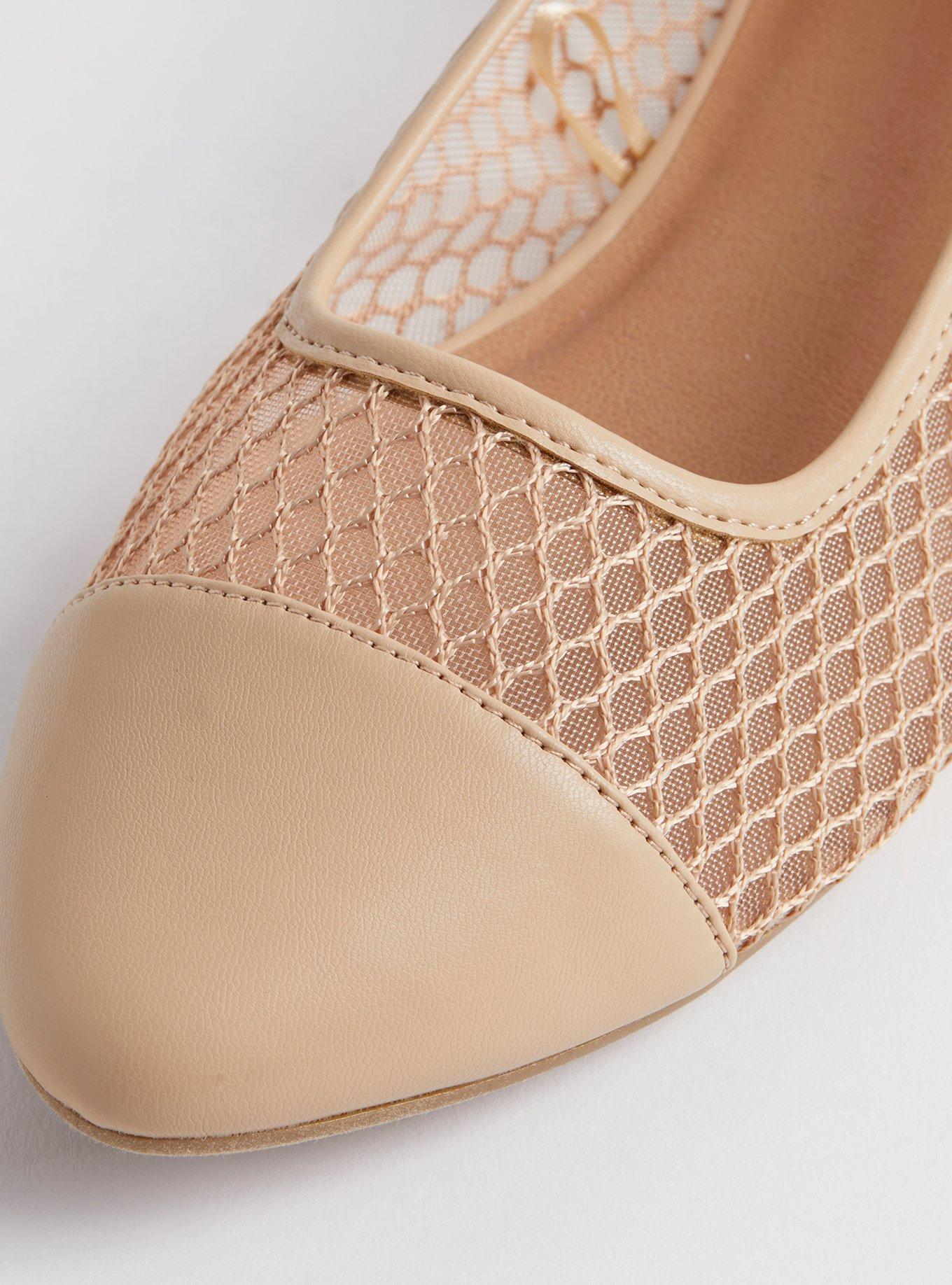 Plus Size - Mesh Pointed Toe Flat (WW) - Torrid