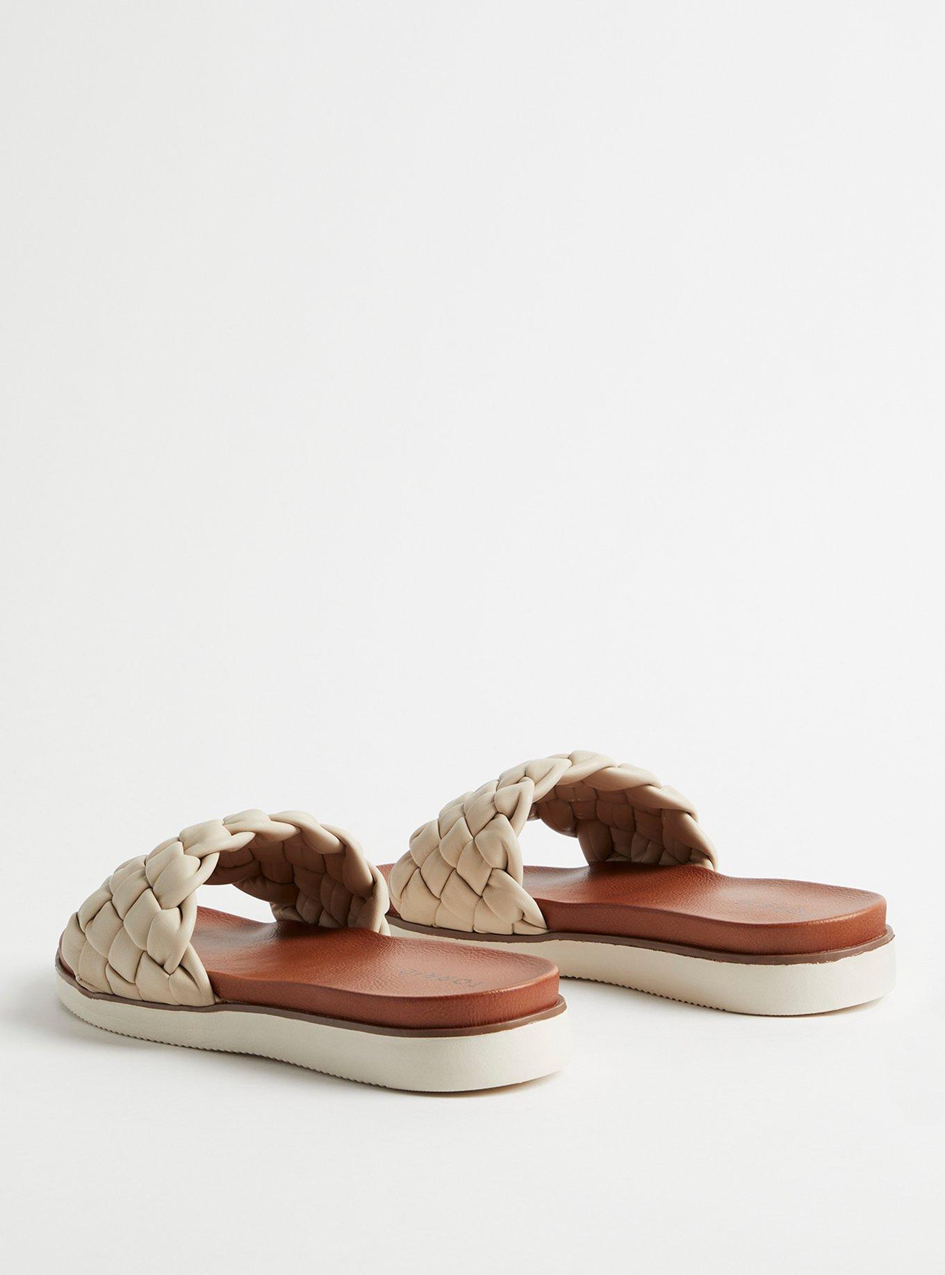 Plus Size - Braided Single Band Slide (WW) - Torrid