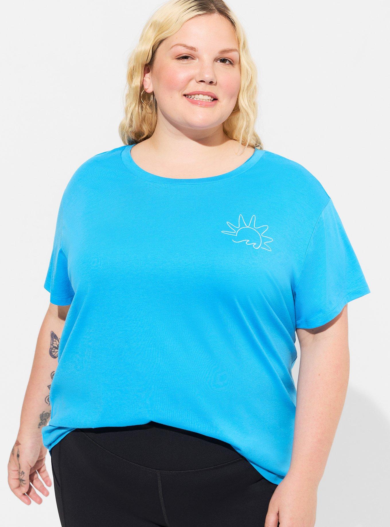 Plus Size - Performance Cotton Short Sleeve Active Tee - Torrid