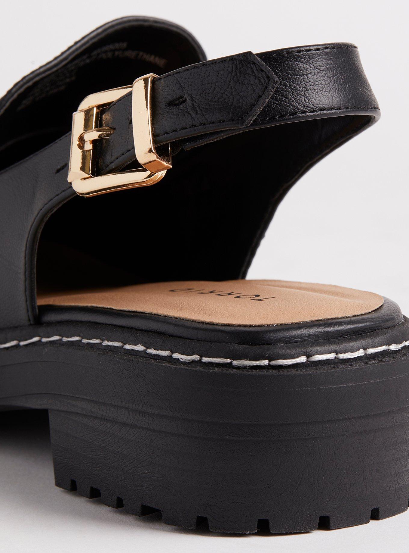 Plus Size - Sling Back Lug Loafer (WW) - Torrid