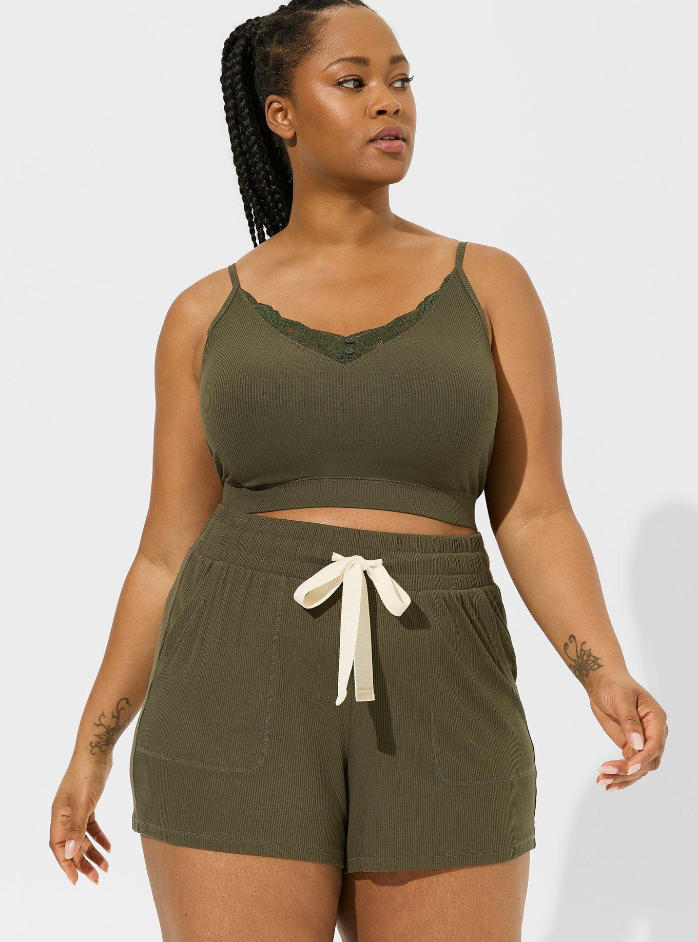 Plus Size - Super Soft Rib Lounge Short - Torrid