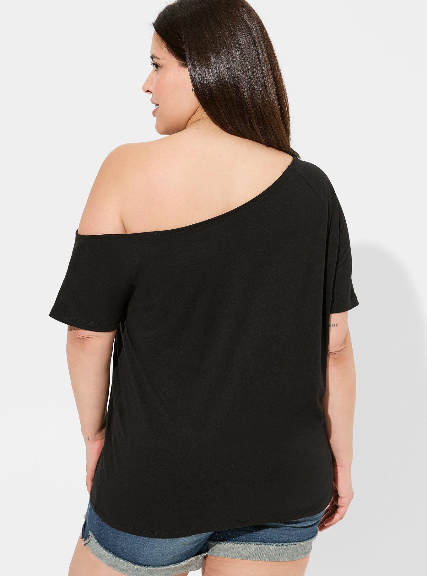 Plus Size - Steve Miller Classic Fit Cotton Off Shoulder Tee - Torrid