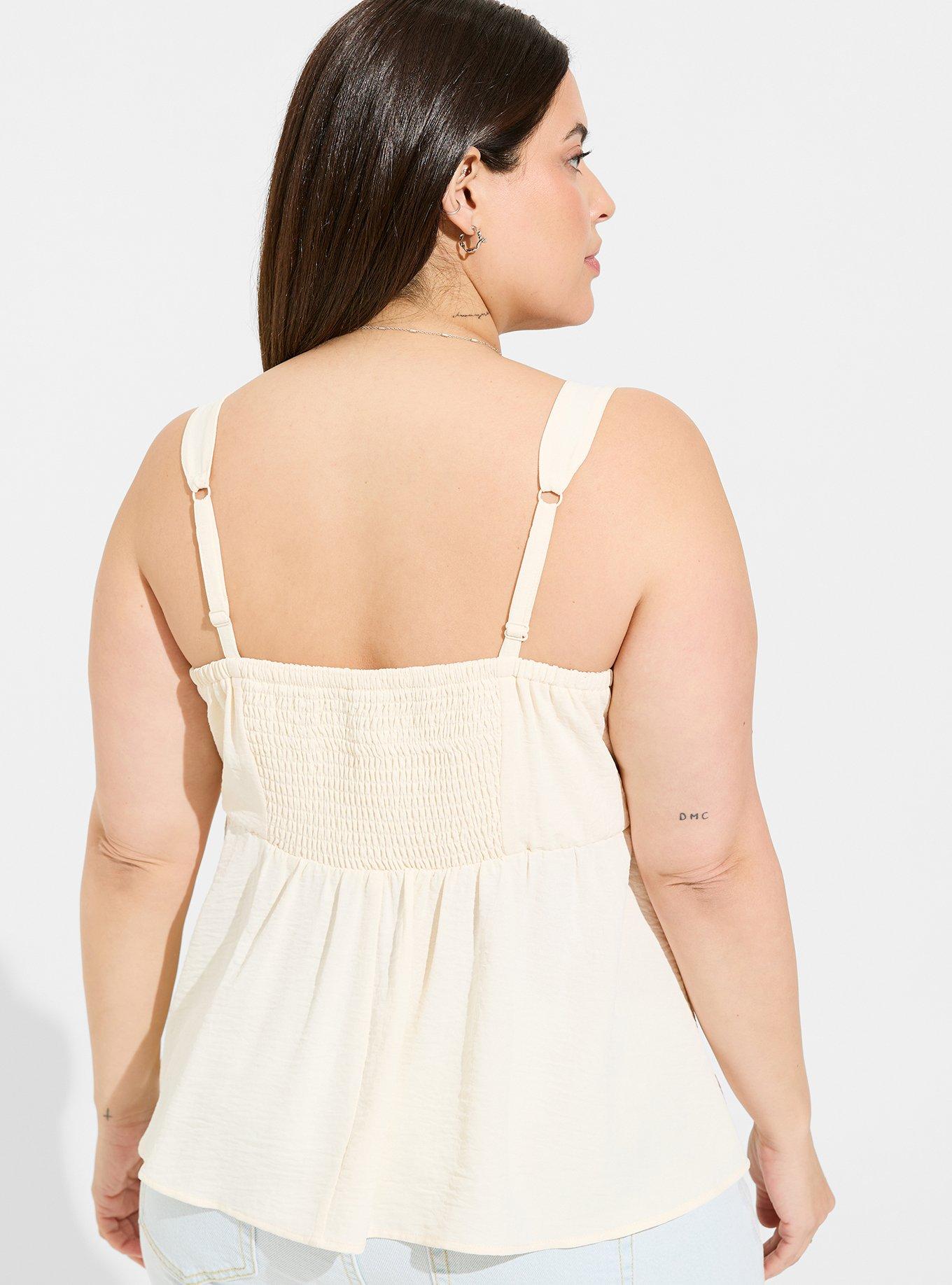 Plus Size - Seersucker Peplum Button Up - Torrid