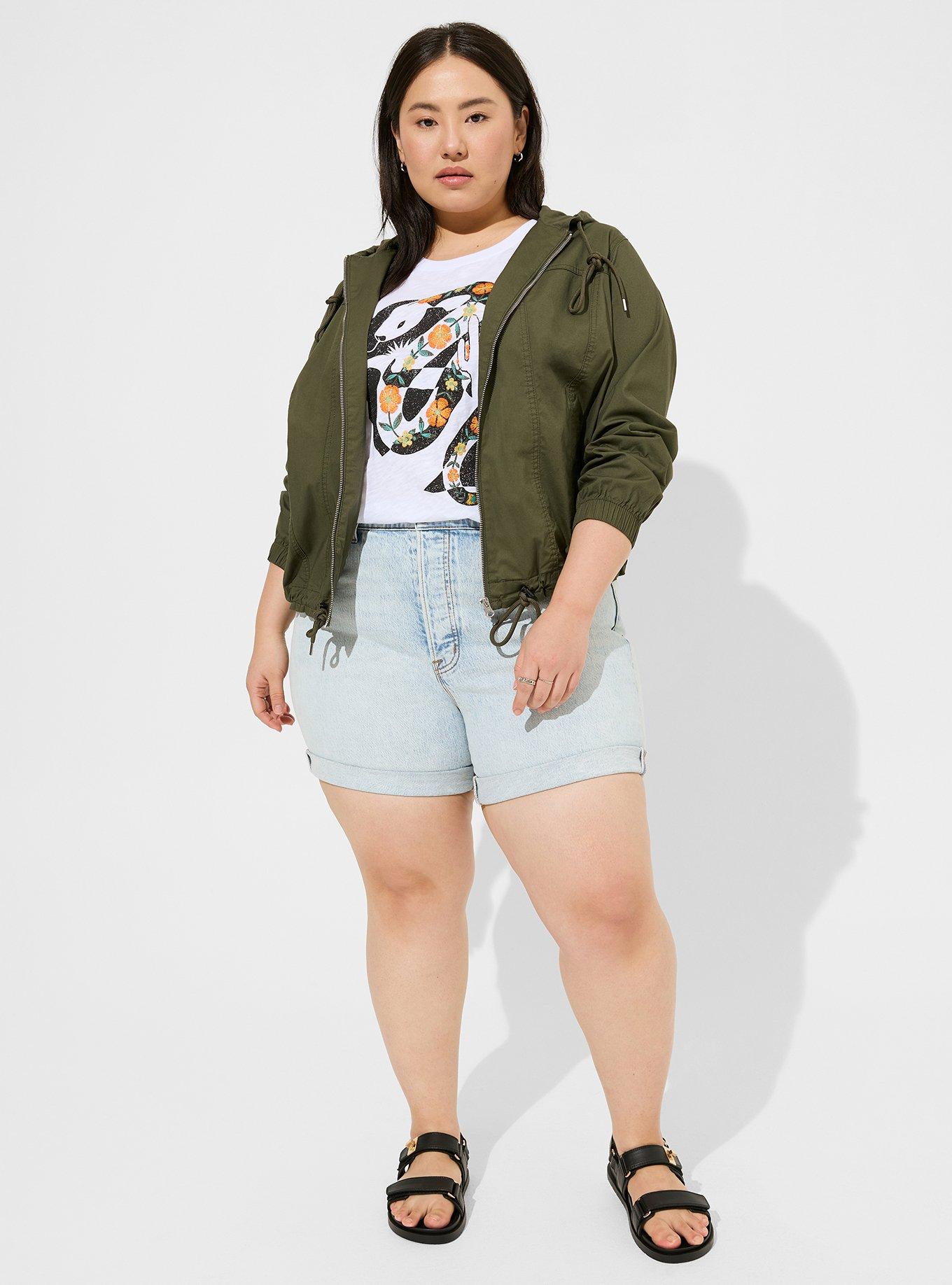 Plus Size - Poplin Windbreaker Jacket - Torrid