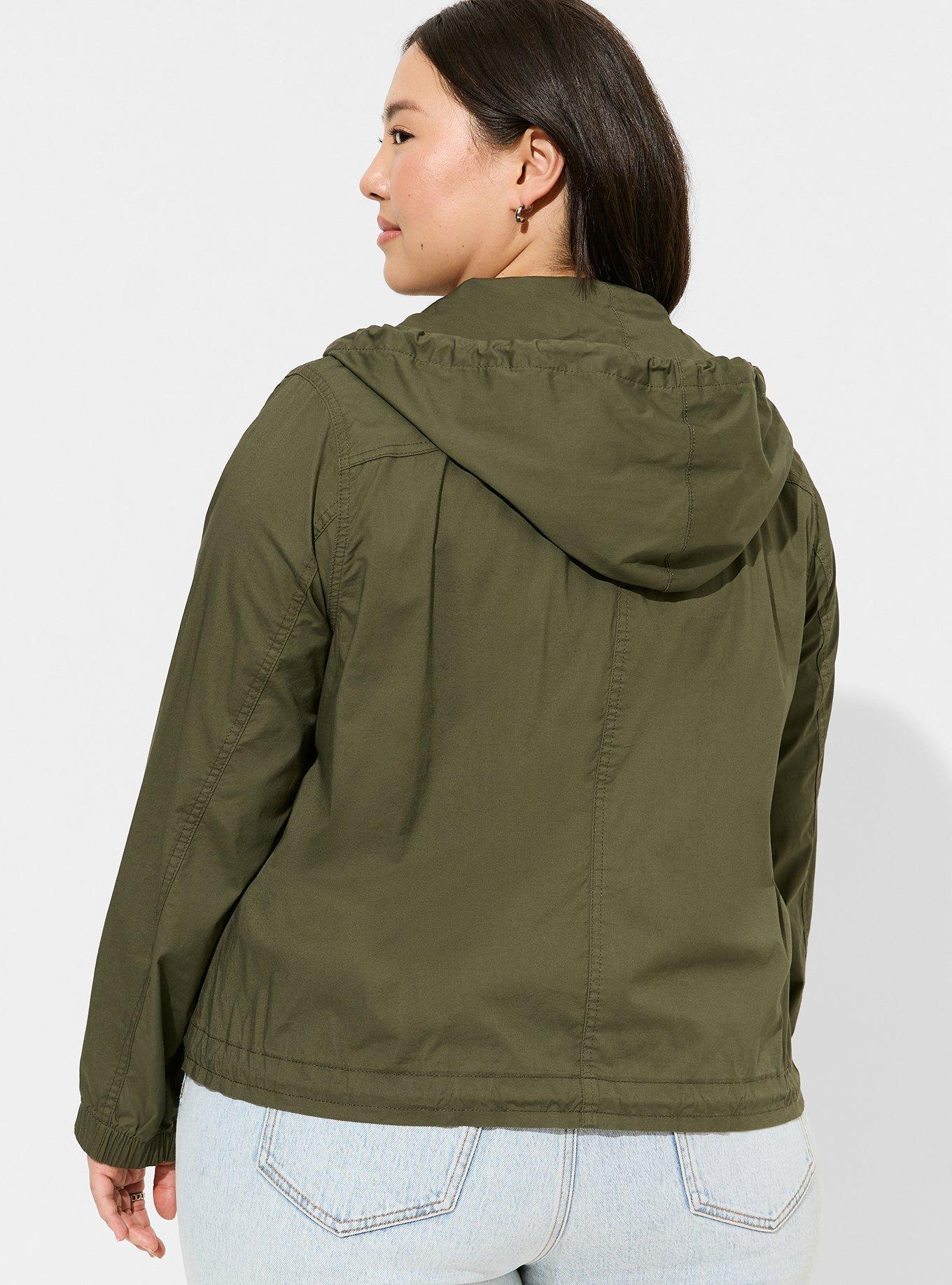 Plus Size - Poplin Windbreaker Jacket - Torrid