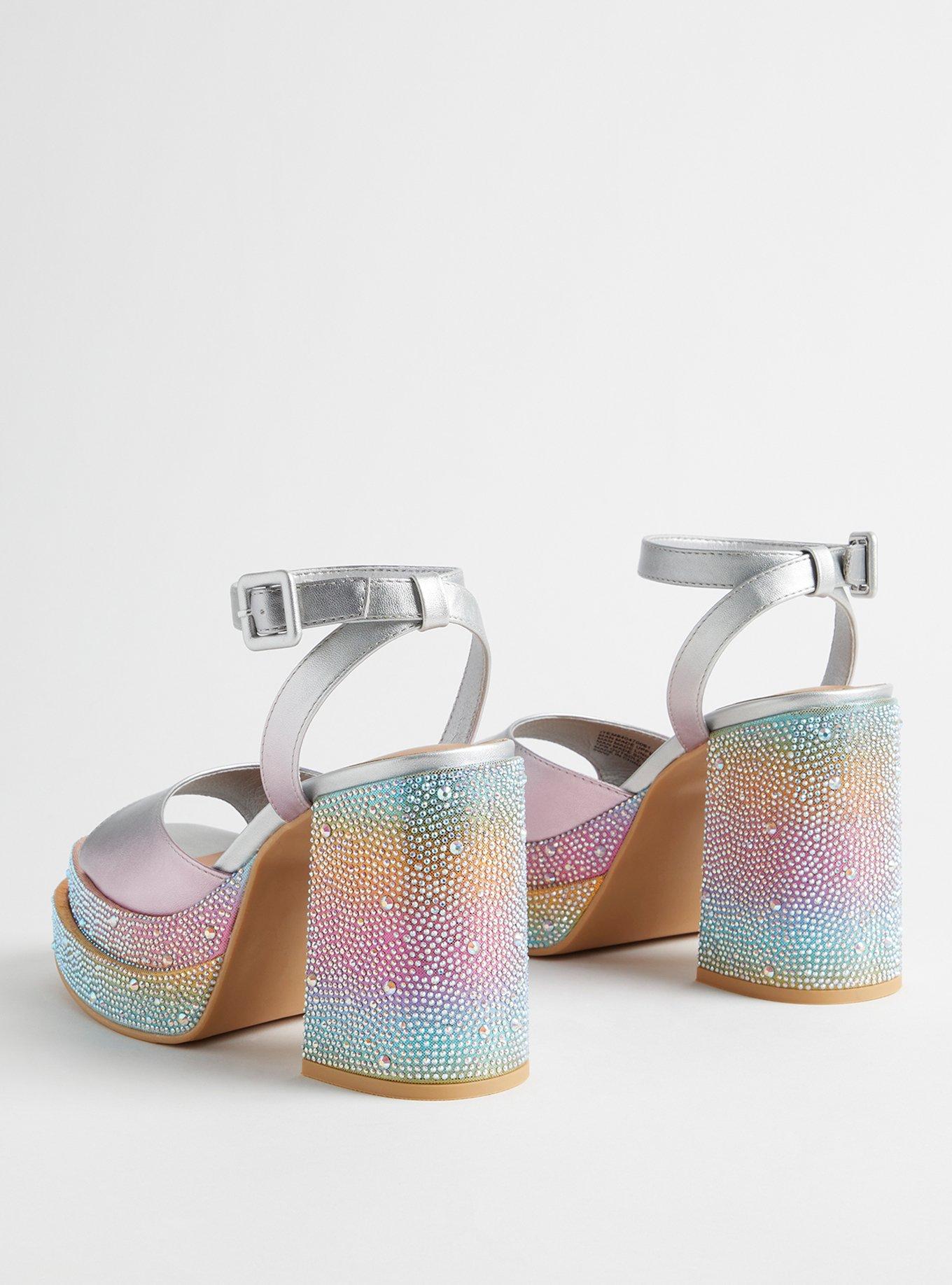 Plus Size - Pride Double Platform Heel Sandal (WW) - Torrid