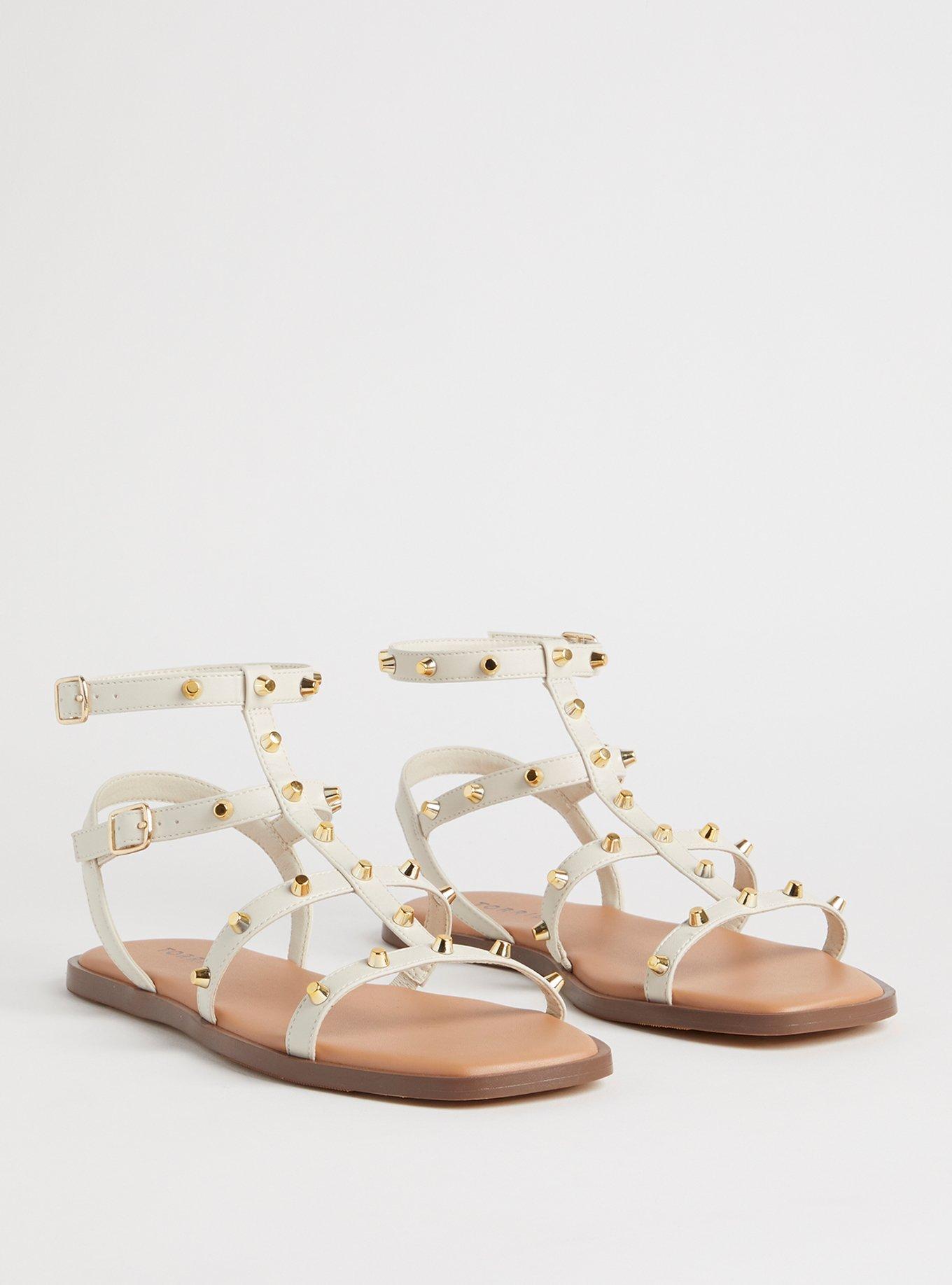 Plus Size - Studded Gladiator Sandal (WW) - Torrid