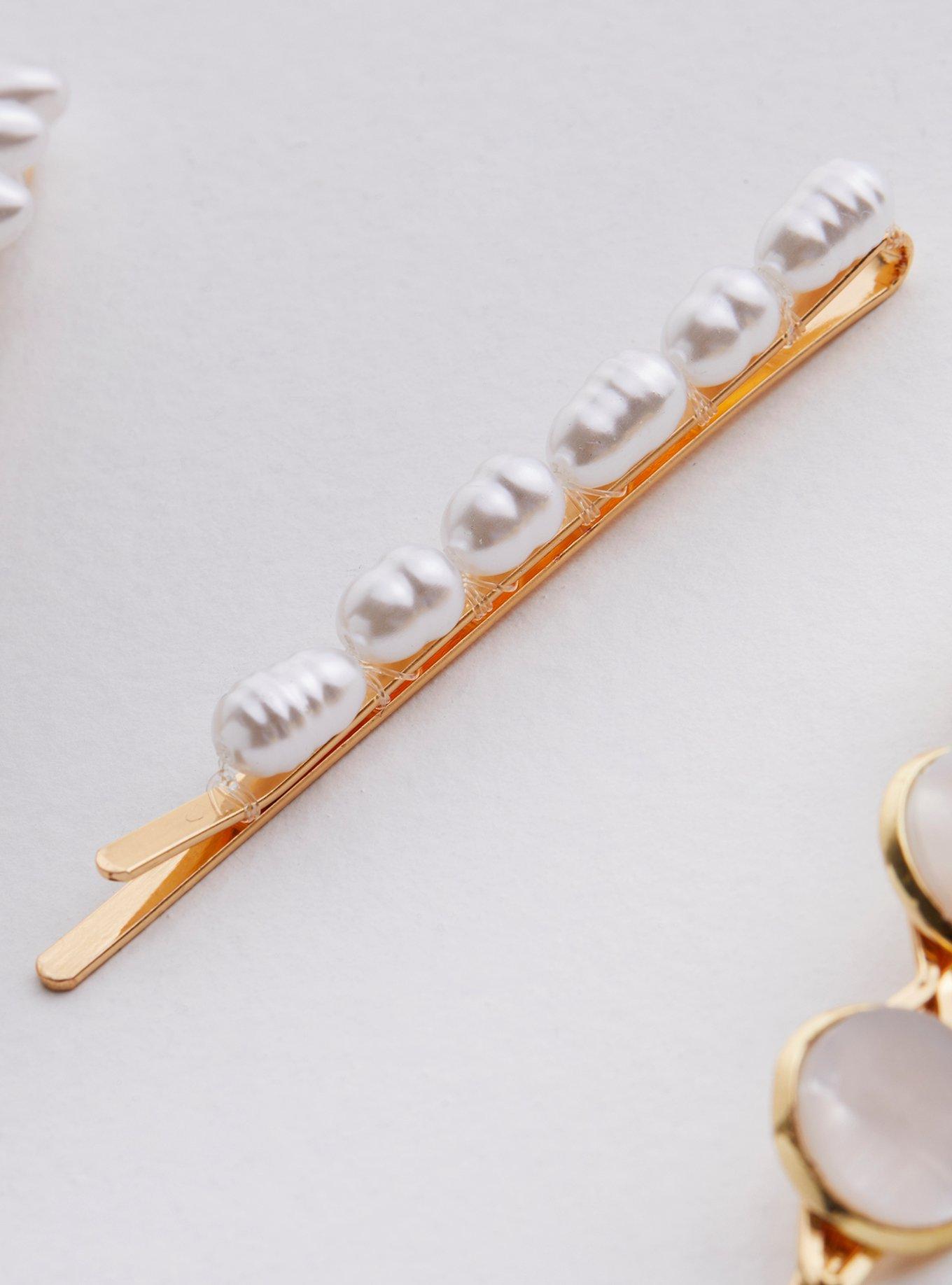 Plus Size - Pearl Barrette Set - Torrid